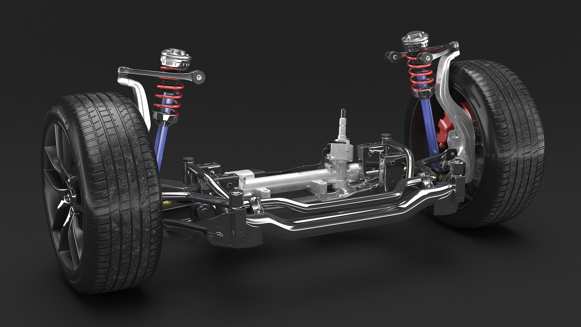 3D Model Car Suspension System - TurboSquid 2207155