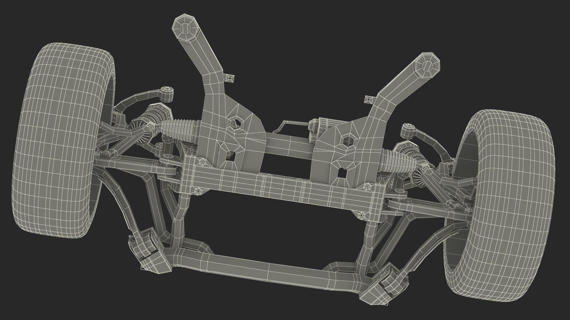 3D Model Car Suspension System - TurboSquid 2207155