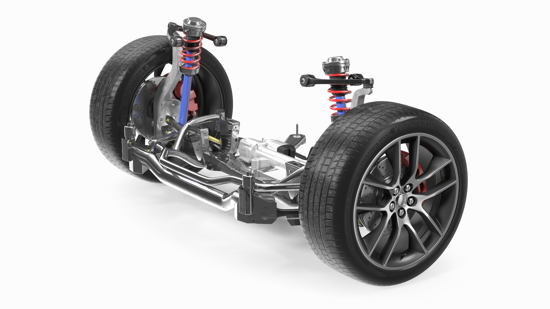 3D Model Car Suspension System - TurboSquid 2207155
