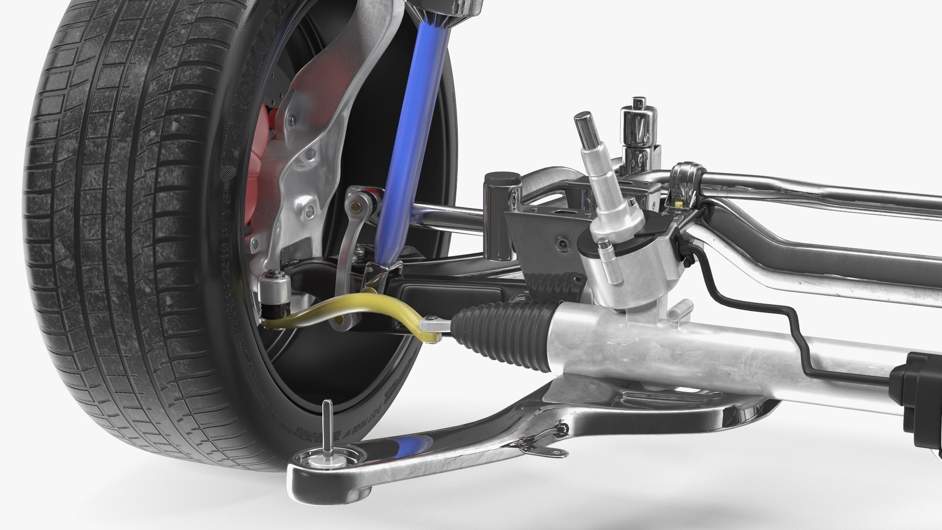 3D Model Car Suspension System - TurboSquid 2207155