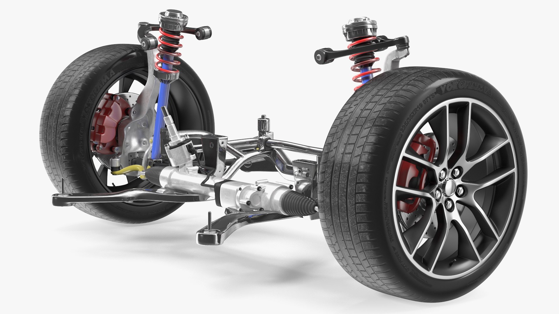 3D Model Car Suspension System - TurboSquid 2207155