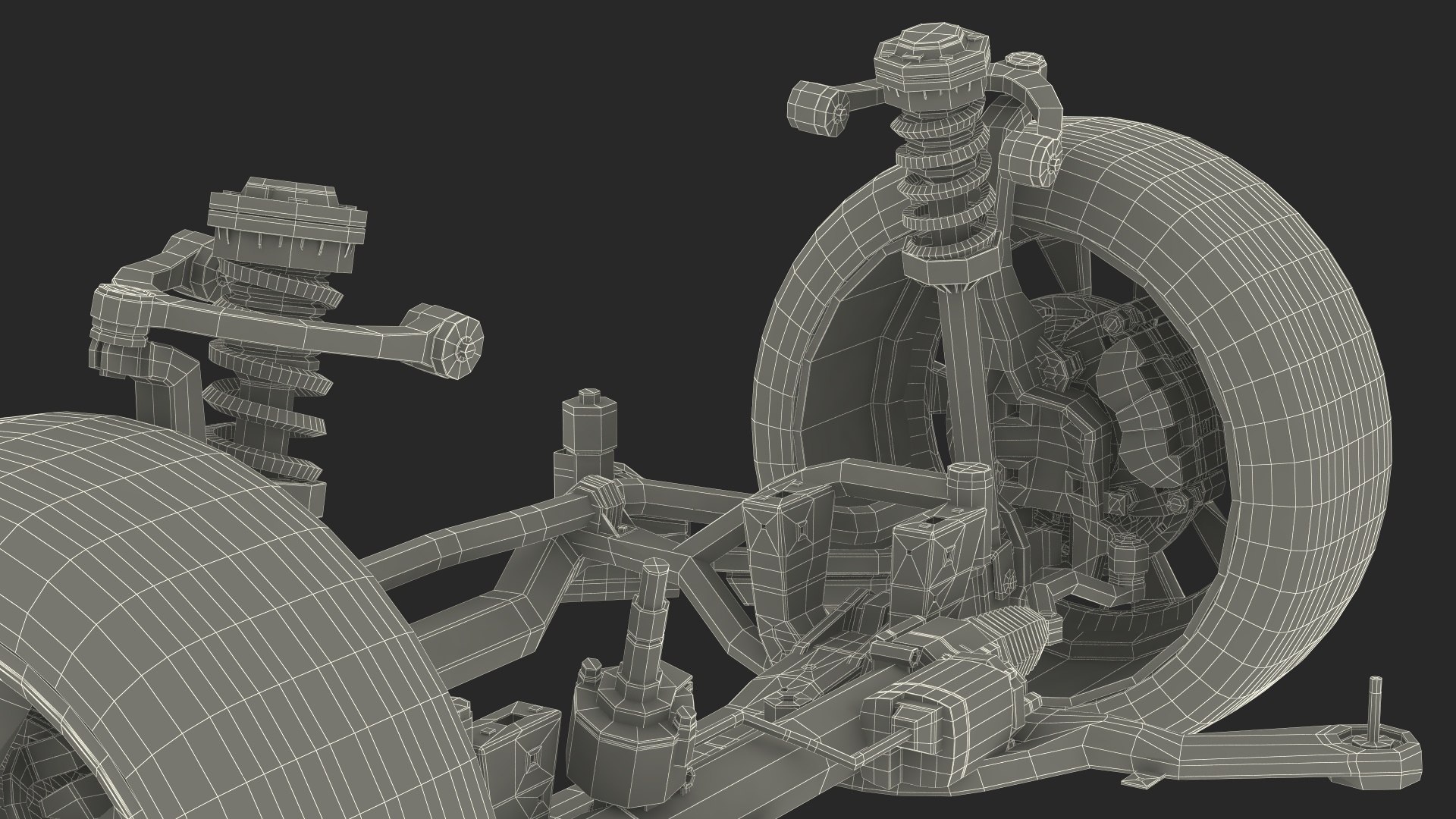 3D Model Car Suspension System - TurboSquid 2207155