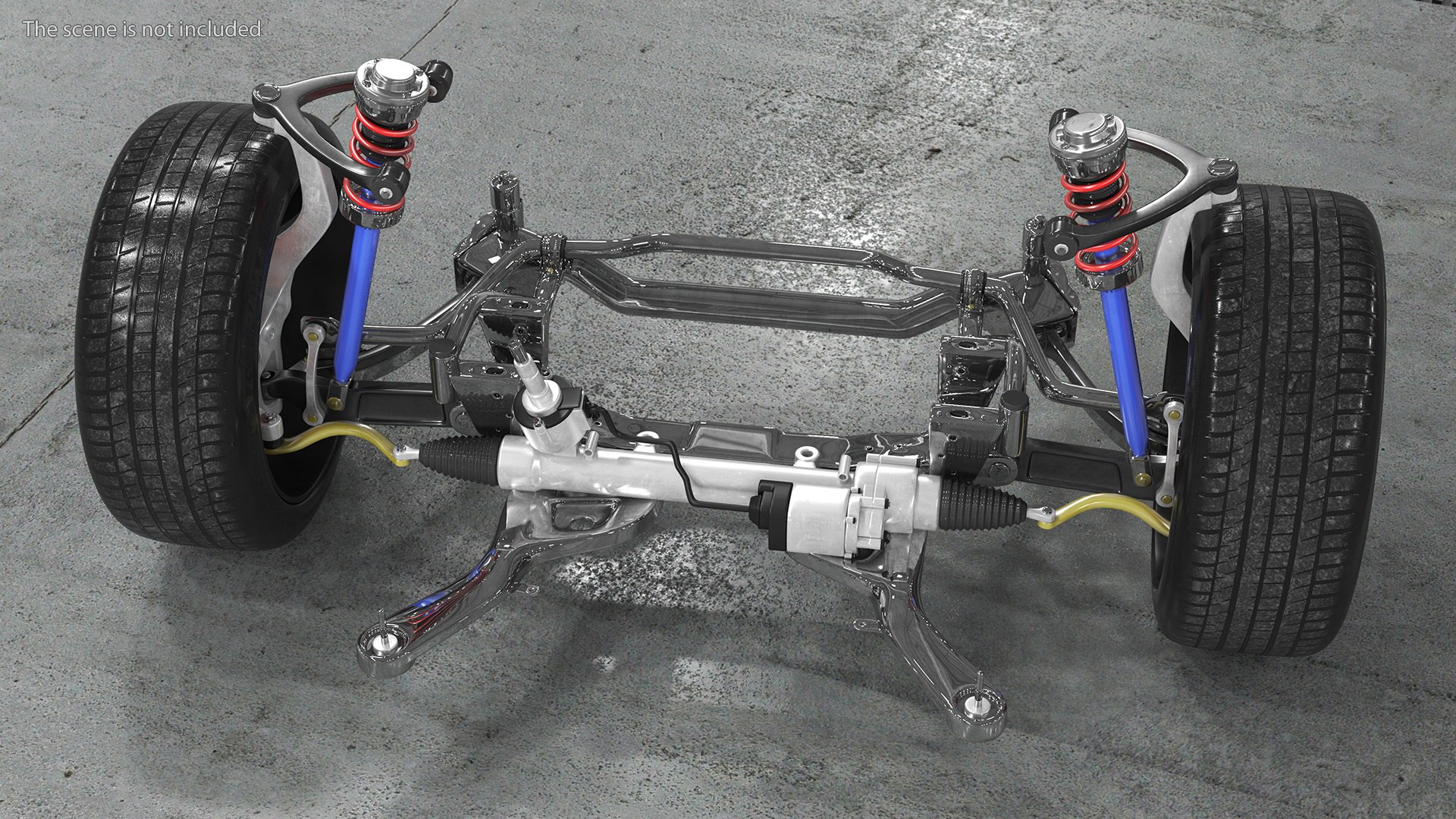 3D Model Car Suspension System - TurboSquid 2207155