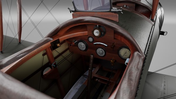 3D model avro 504k biplane - TurboSquid 1673403