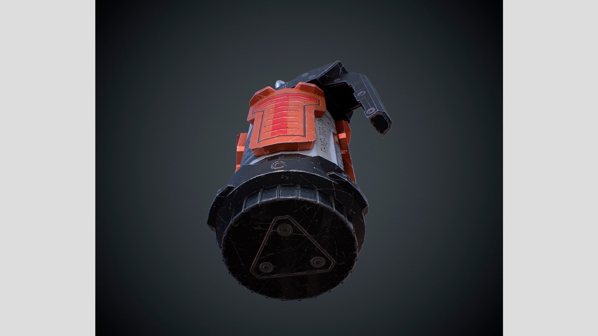 Scifi Grenade PBR 3D Model - TurboSquid 1778044