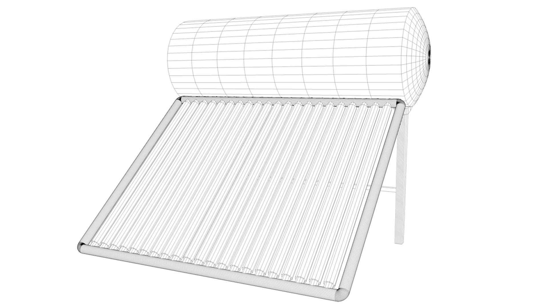 Solar Water Heater Dxf