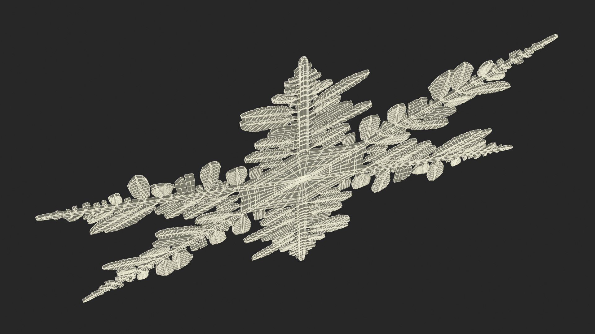 3D Detailed Snowflake - TurboSquid 2246832