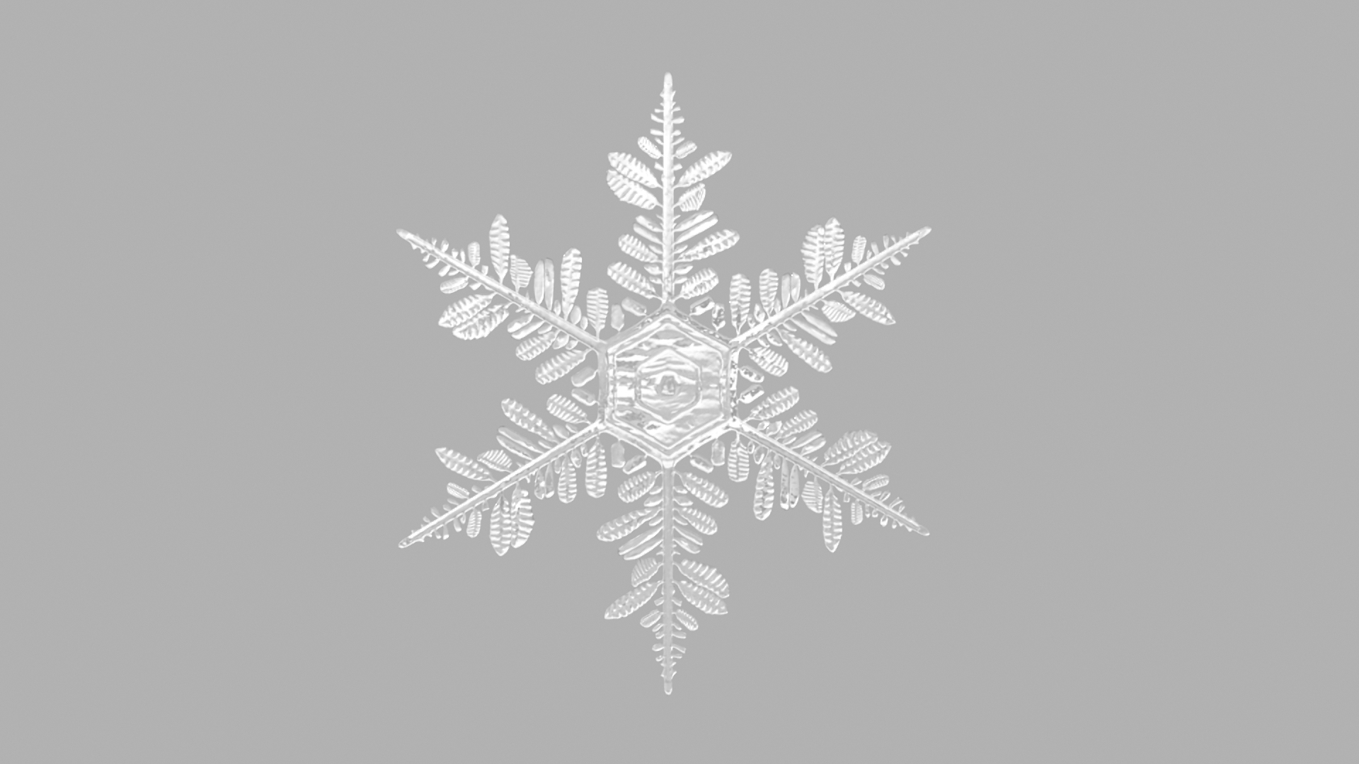 3D Detailed Snowflake - TurboSquid 2246832