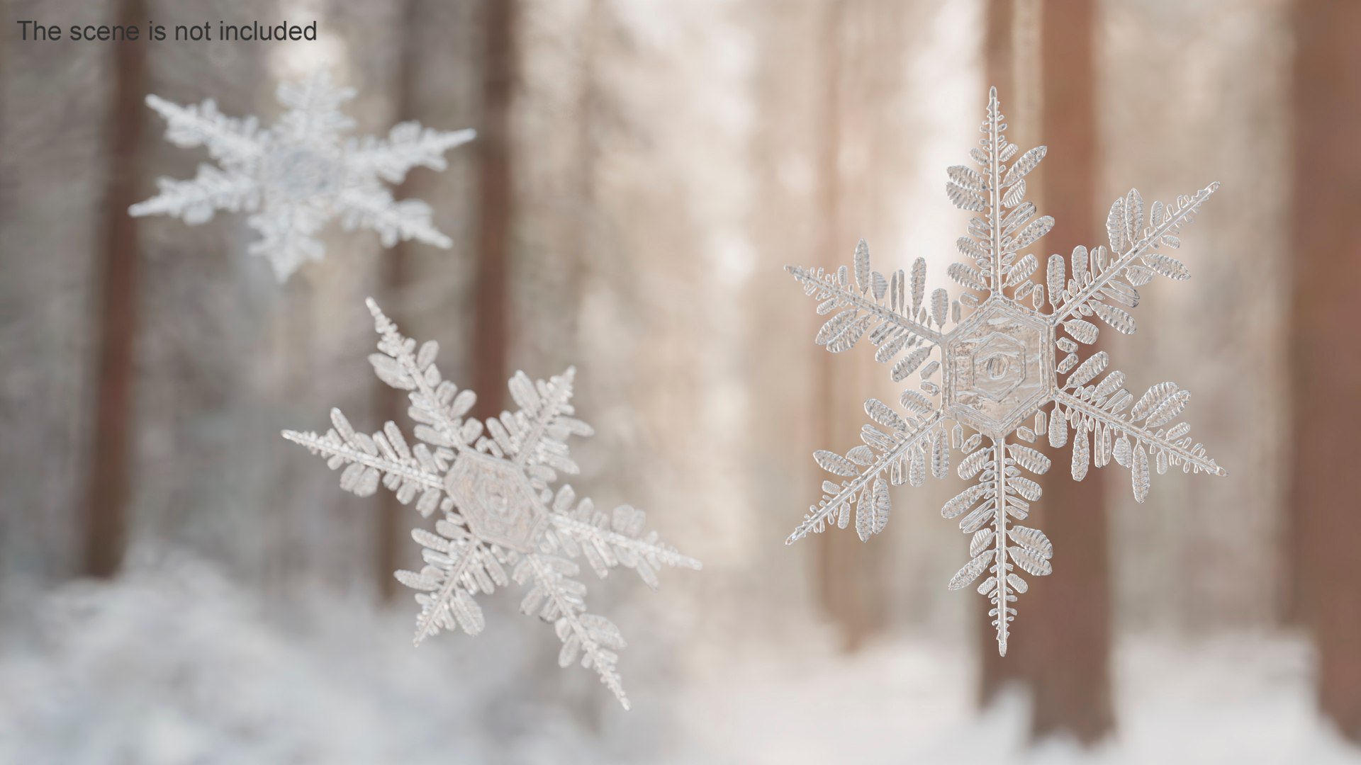 3D Detailed Snowflake - TurboSquid 2246832