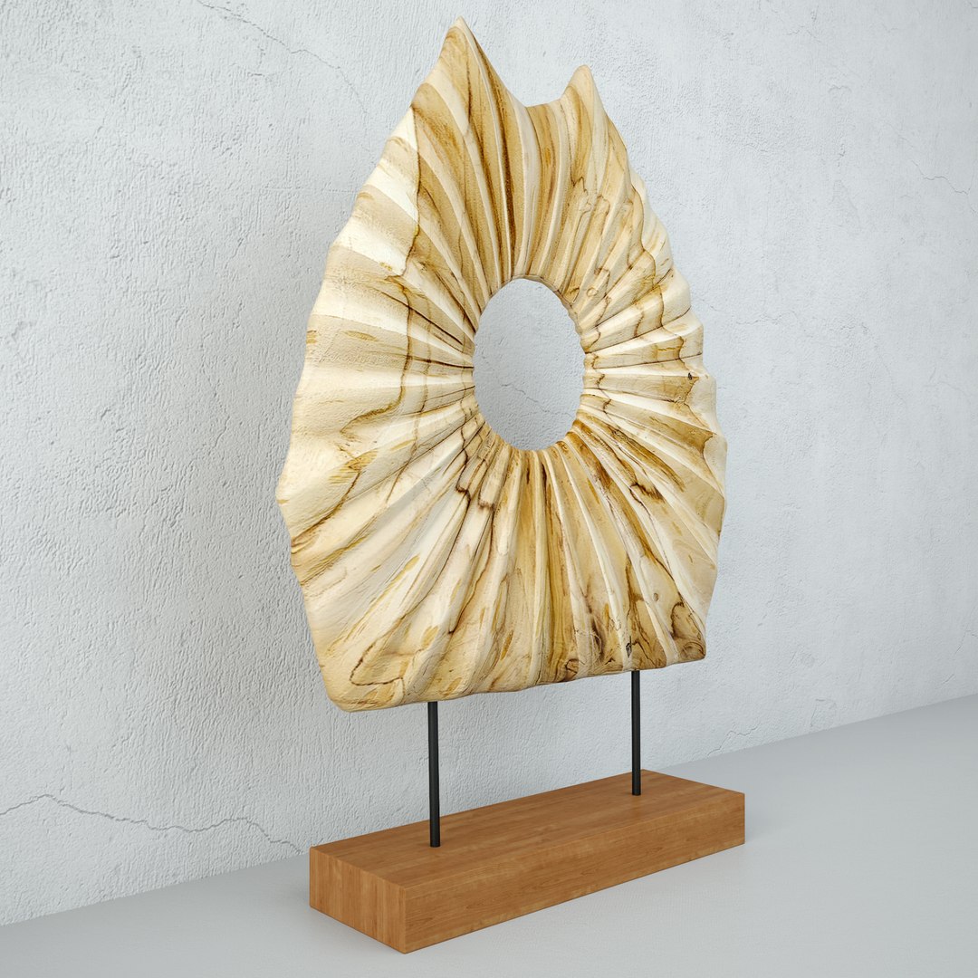 3D Decorative Teak Object ZARA HOME - TurboSquid 2116223