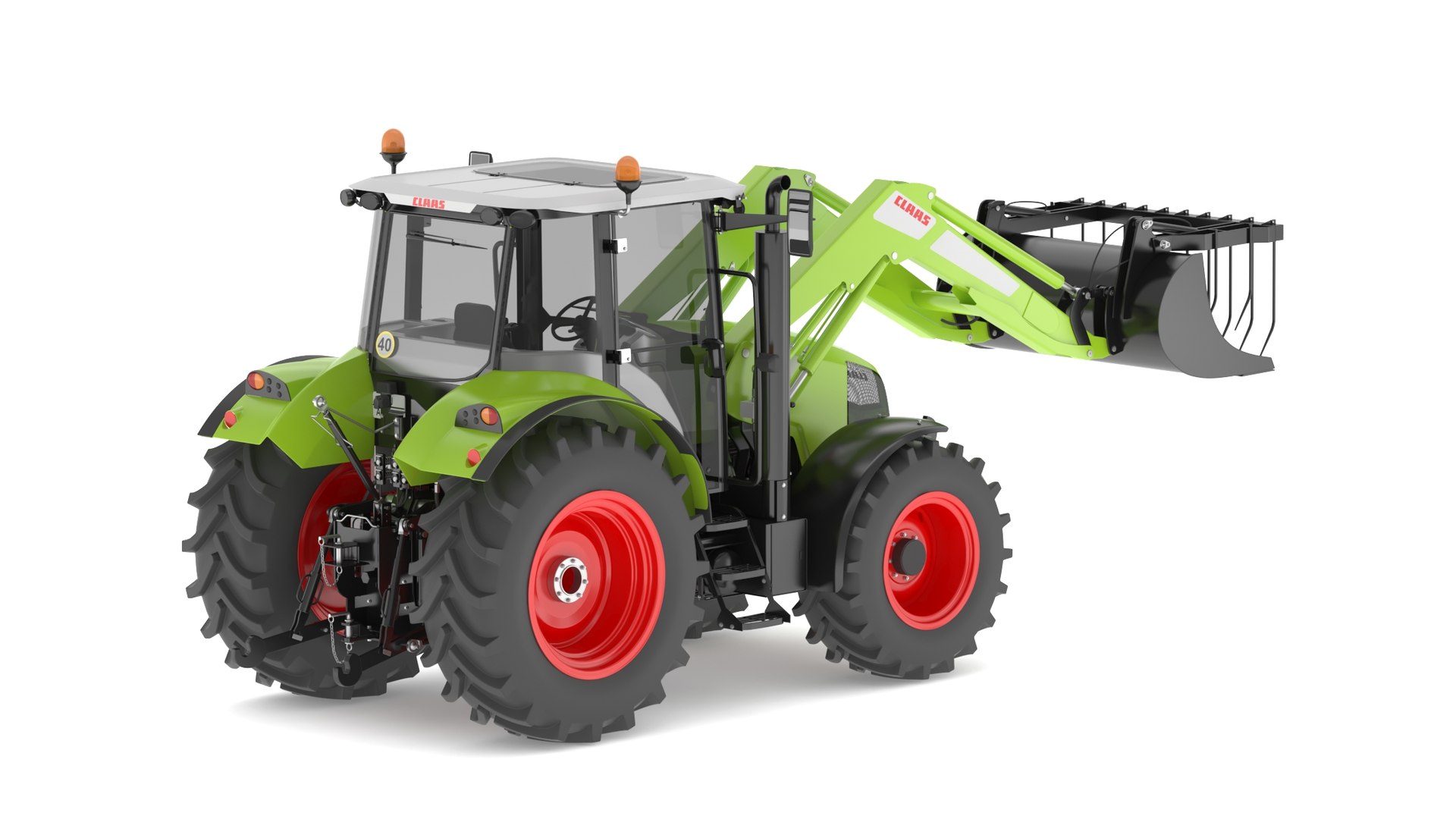 Claas Arion 400 Tractor Version 2010 3D - TurboSquid 2241136