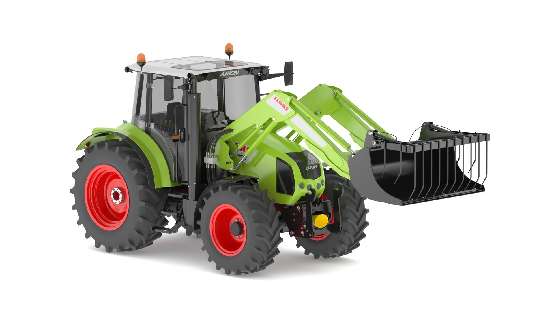Claas Arion 400 Tractor Version 2010 3D - TurboSquid 2241136
