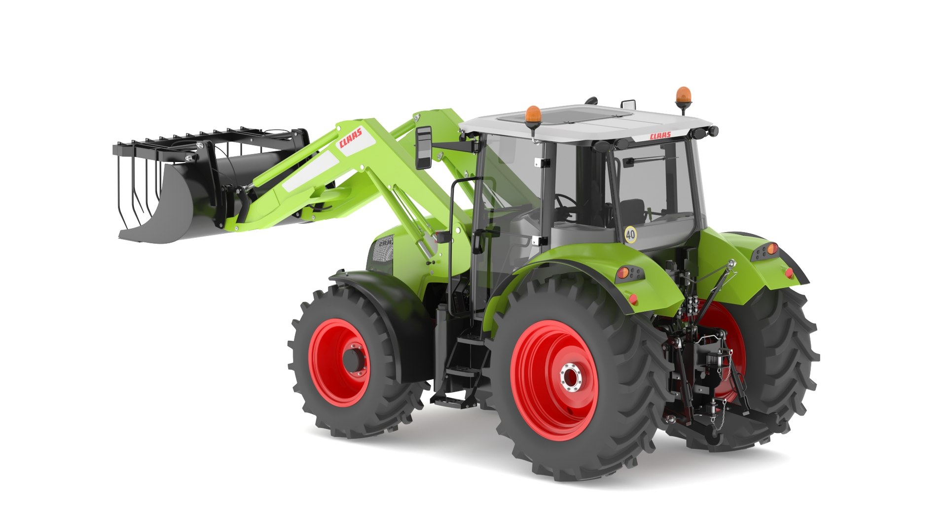 Claas Arion 400 Tractor Version 2010 3D - TurboSquid 2241136
