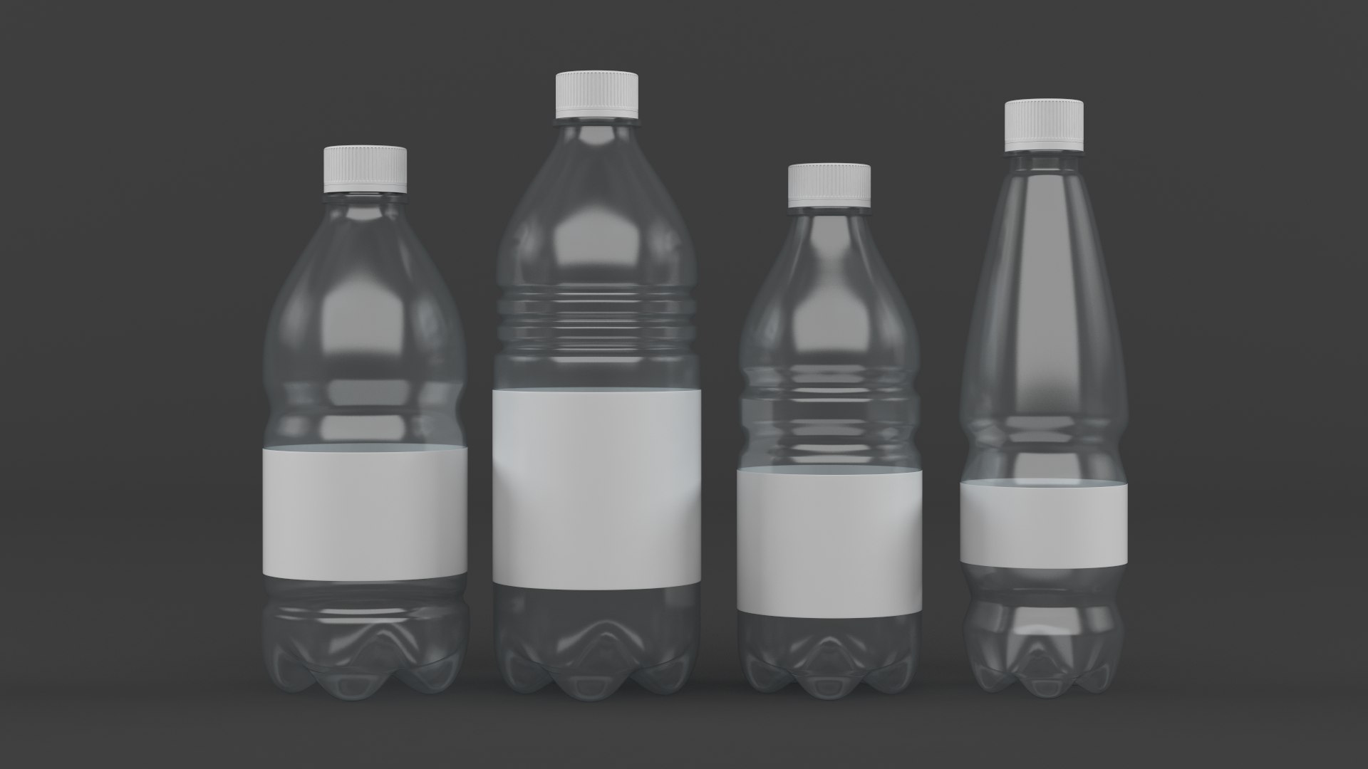 3D Plastic Bottles model - TurboSquid 1871421