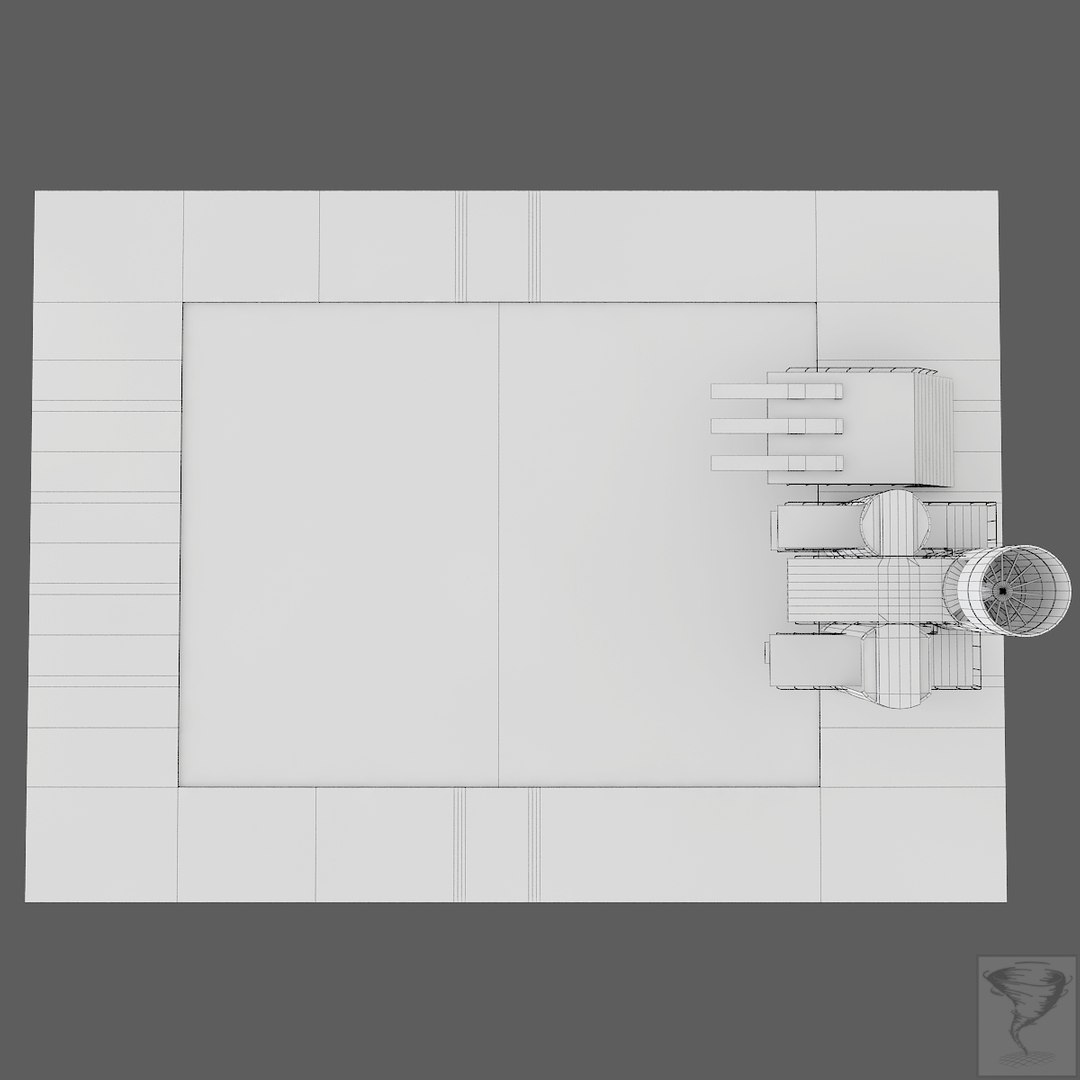 3d olympic diving pool model