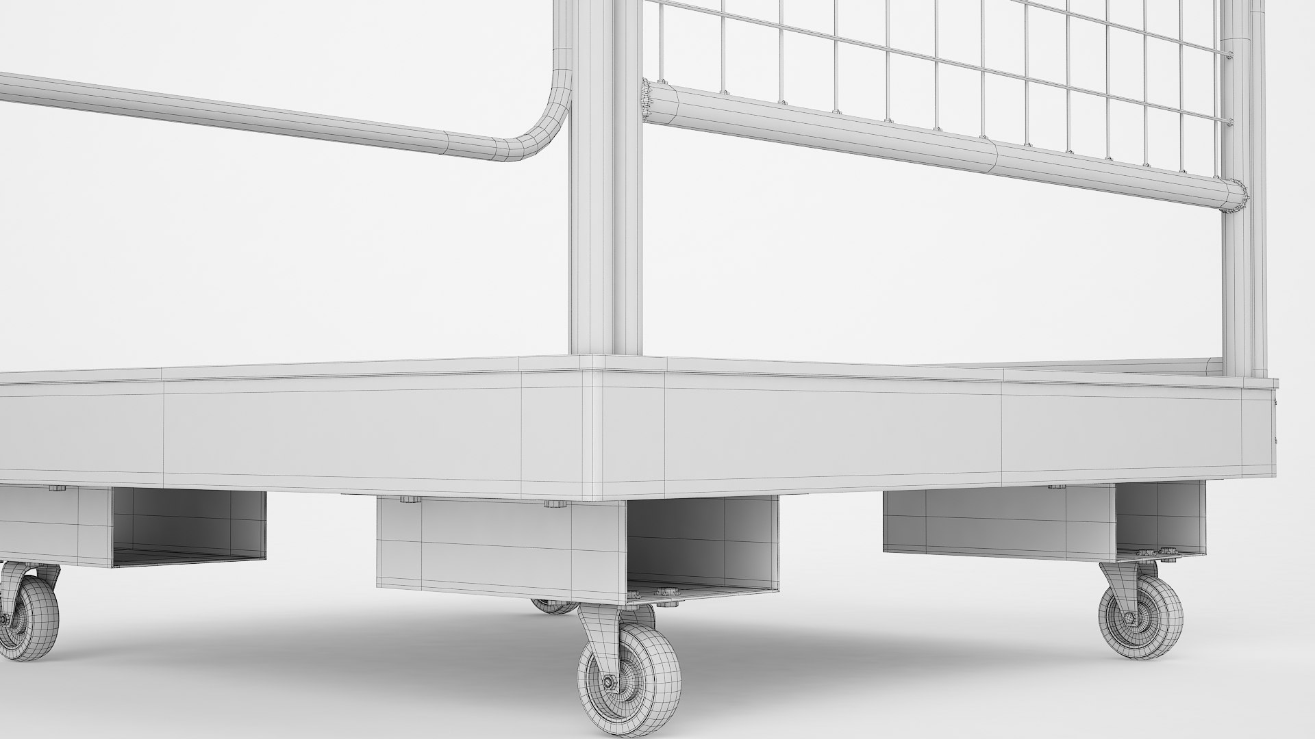 Forklift Safety Cage 02 3D Model - TurboSquid 2288600