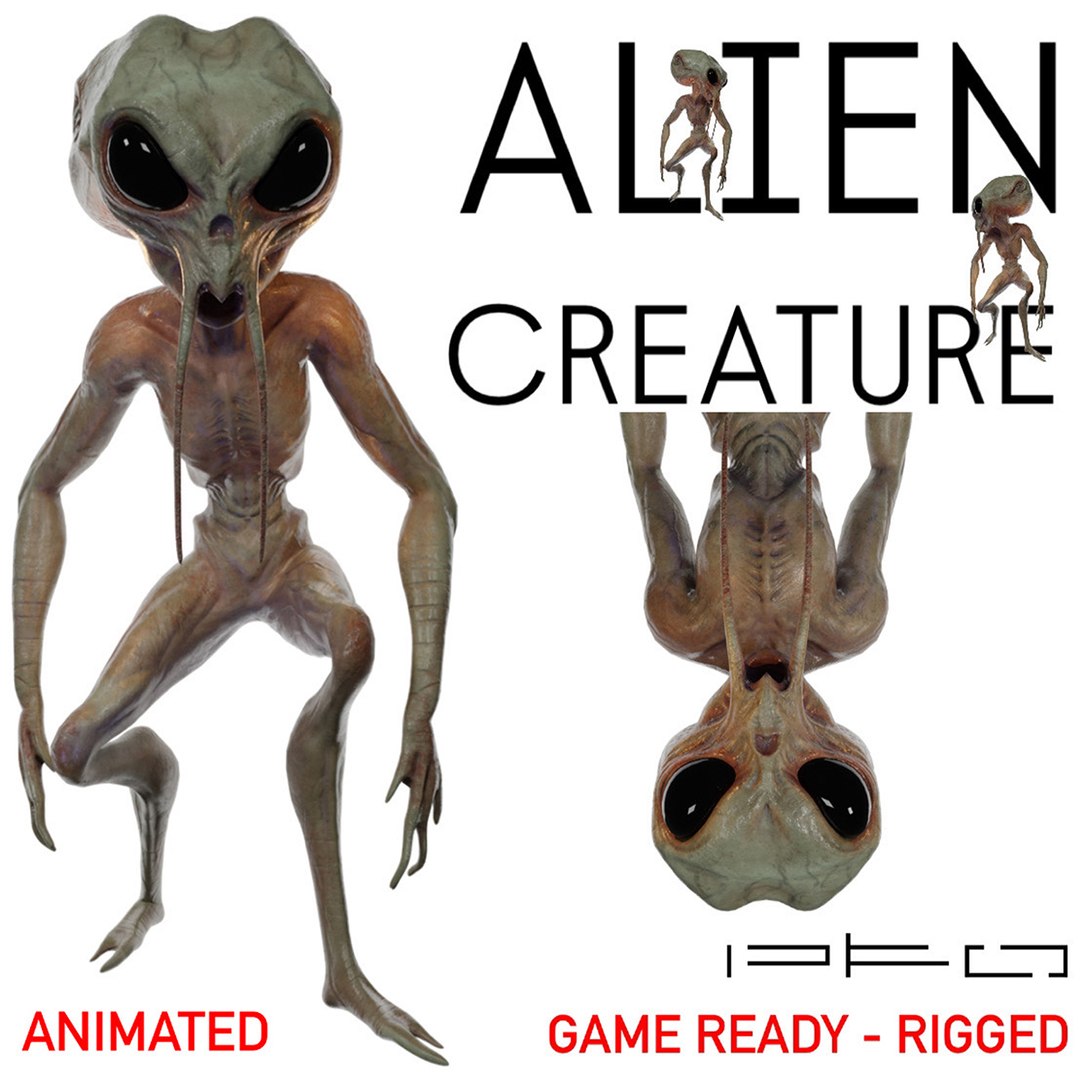 3D ALIEN Final Model - TurboSquid 2427395