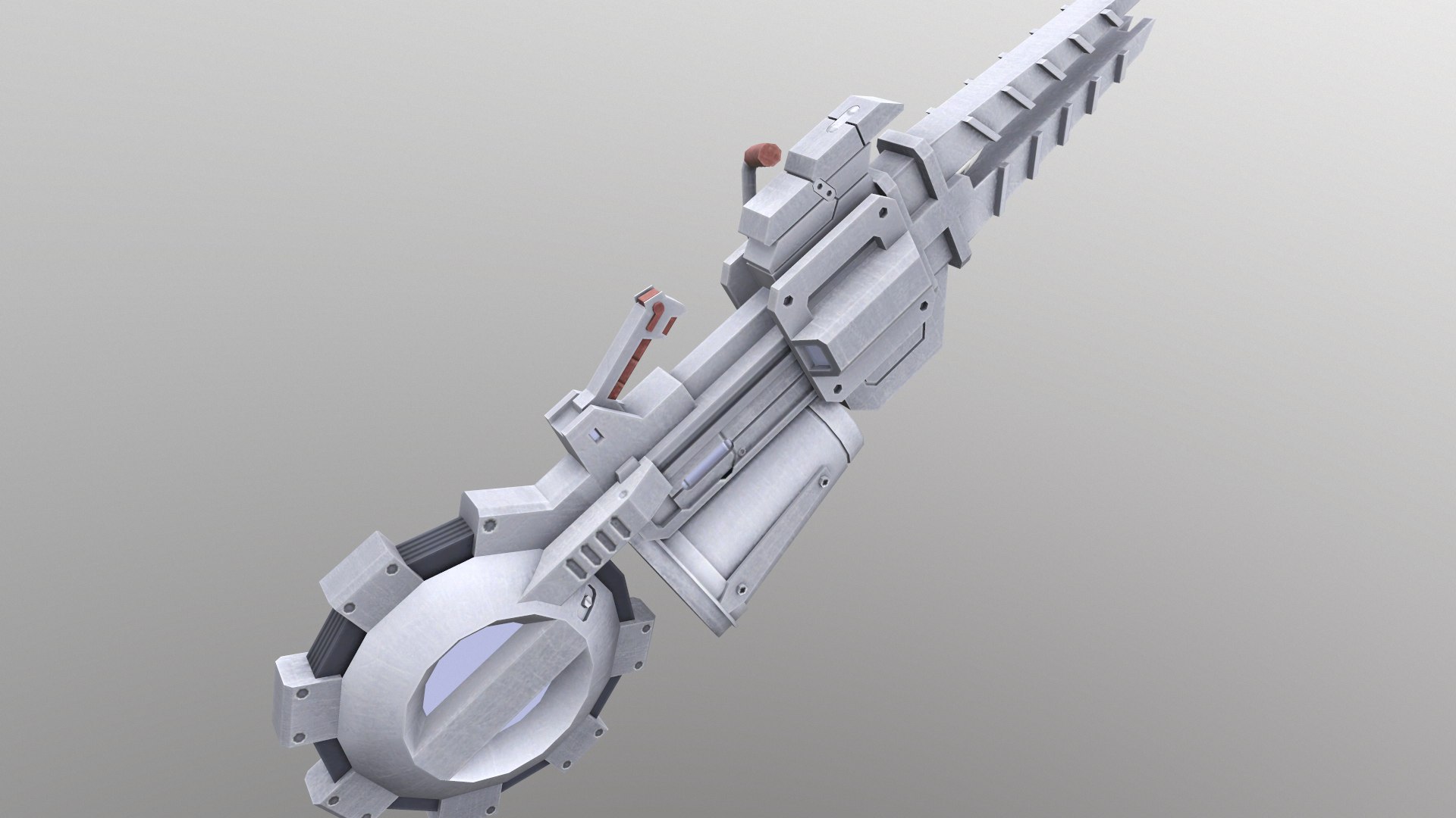 Harpoon Gun Level 5 3D Model - TurboSquid 2191316