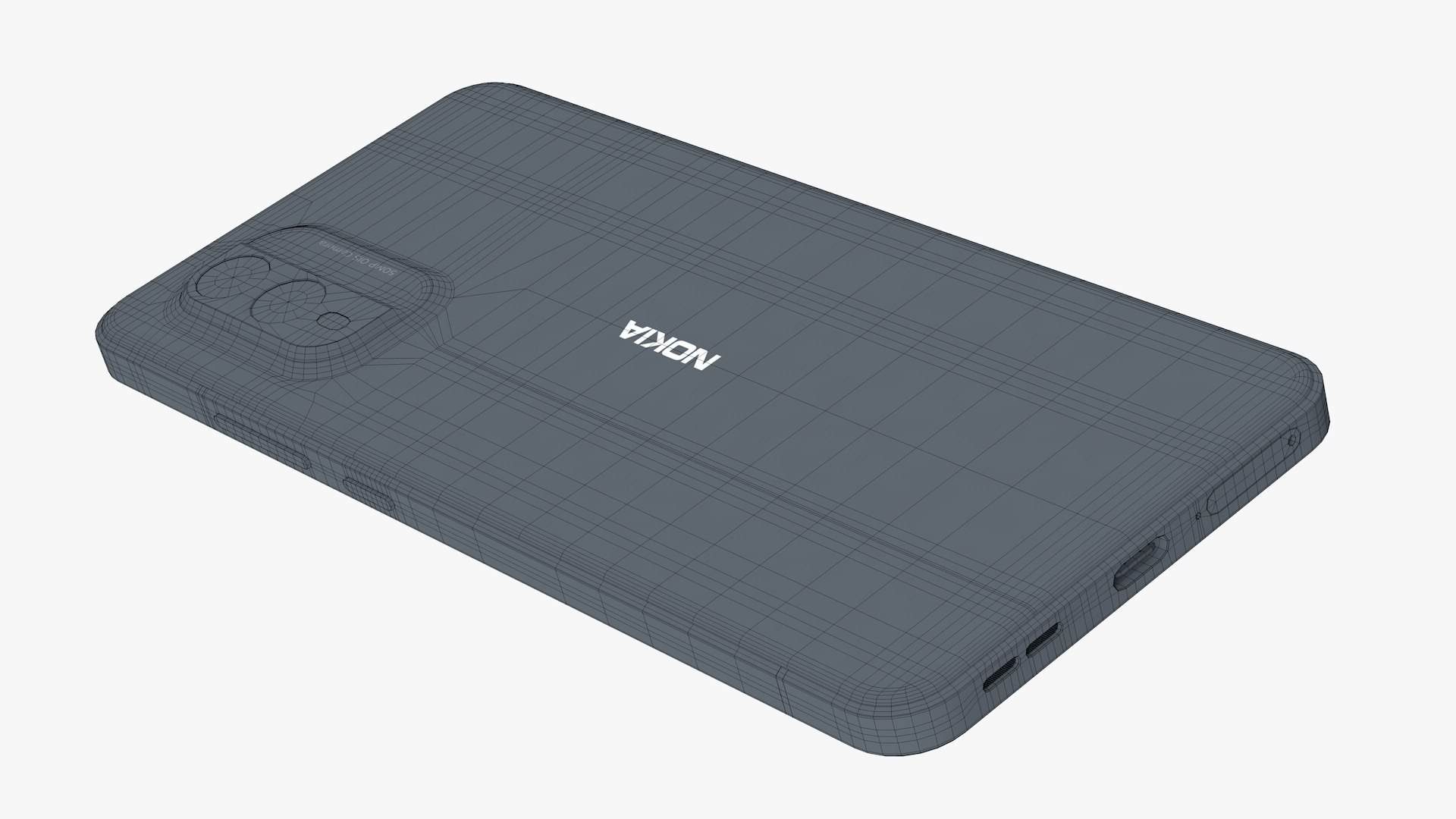 3D 3D Nokia X30 Ice White - TurboSquid 2094419