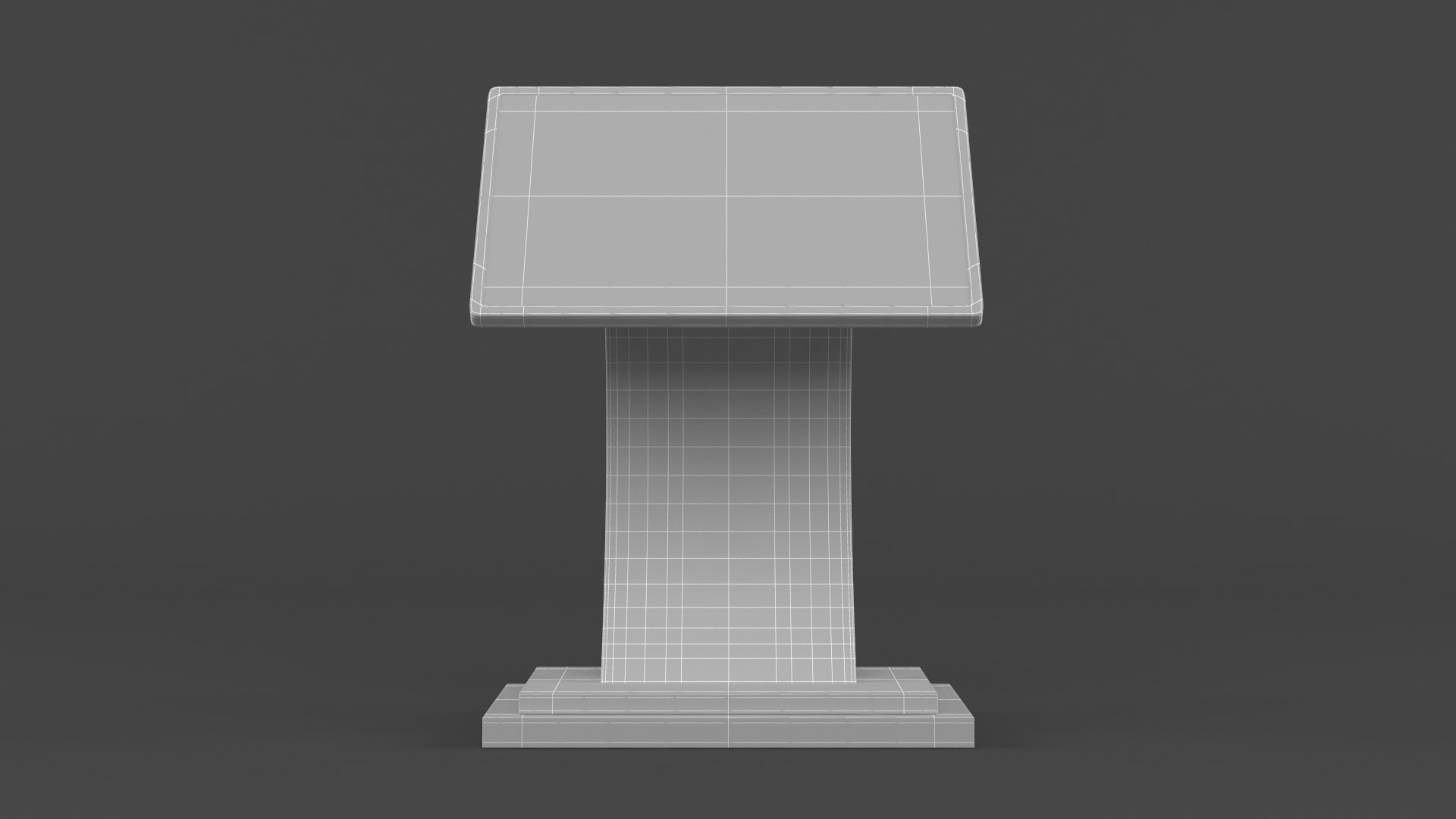 3D Information Kiosk - TurboSquid 2185402
