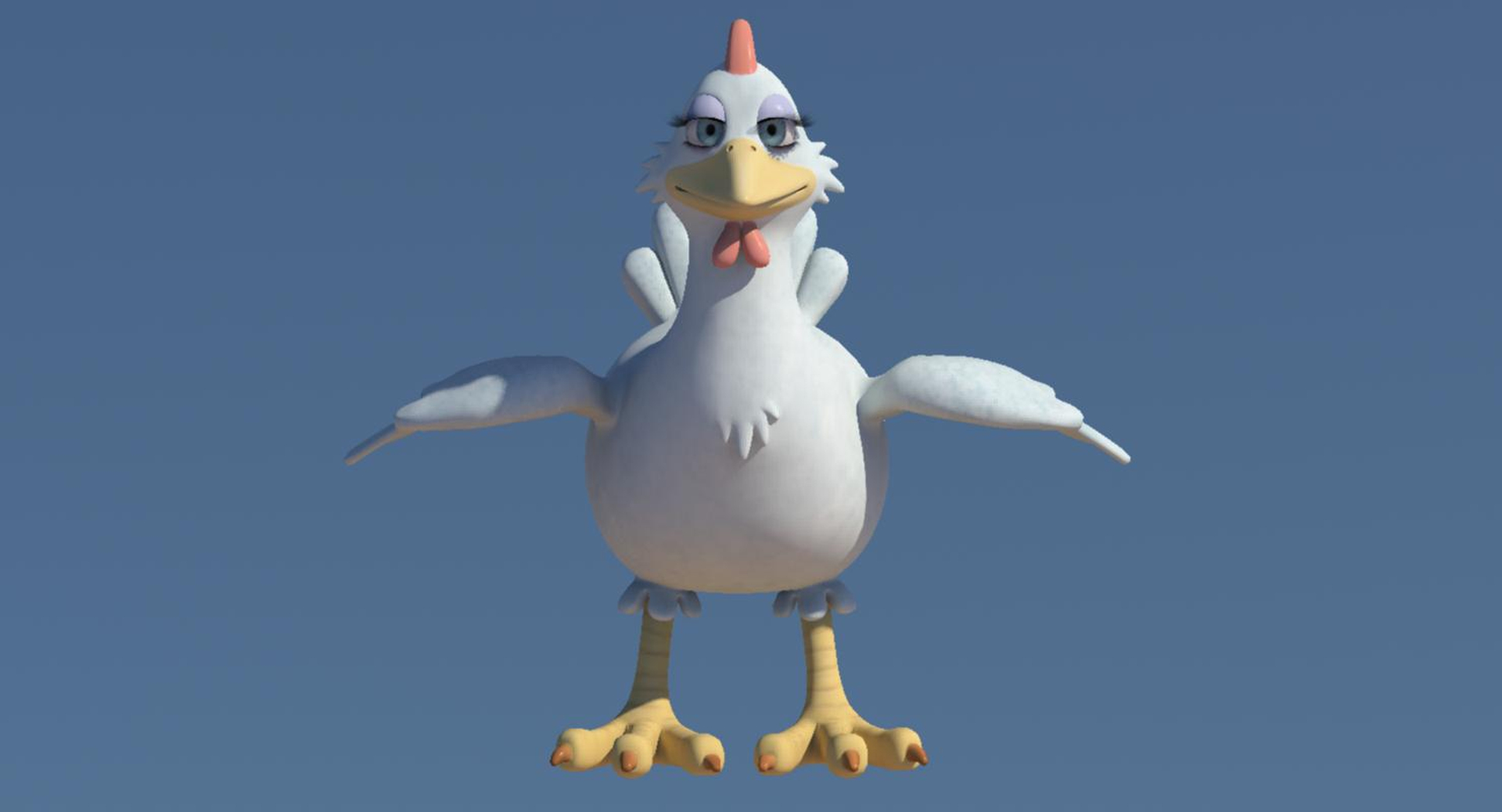 3D Chicken Cartoon - TurboSquid 1196643