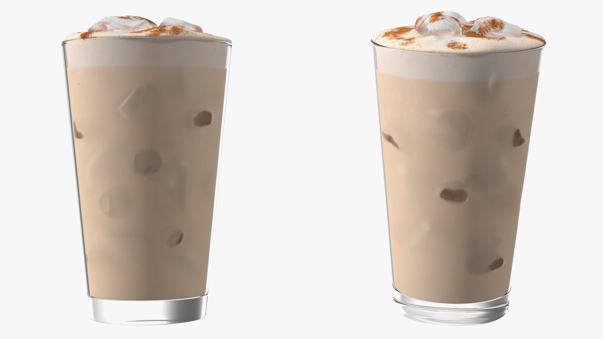 3D Iced Cinnamon Cappuccino - TurboSquid 2105707