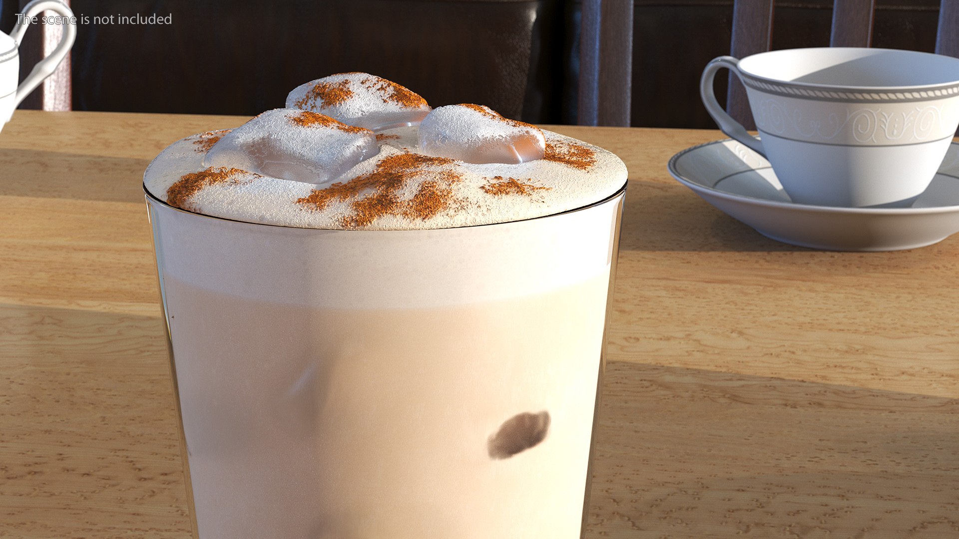 3D Iced Cinnamon Cappuccino - TurboSquid 2105707