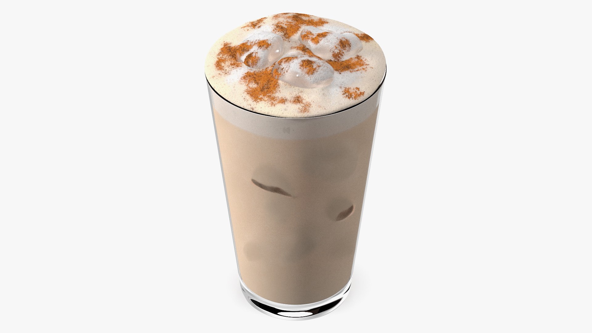 3D Iced Cinnamon Cappuccino - TurboSquid 2105707