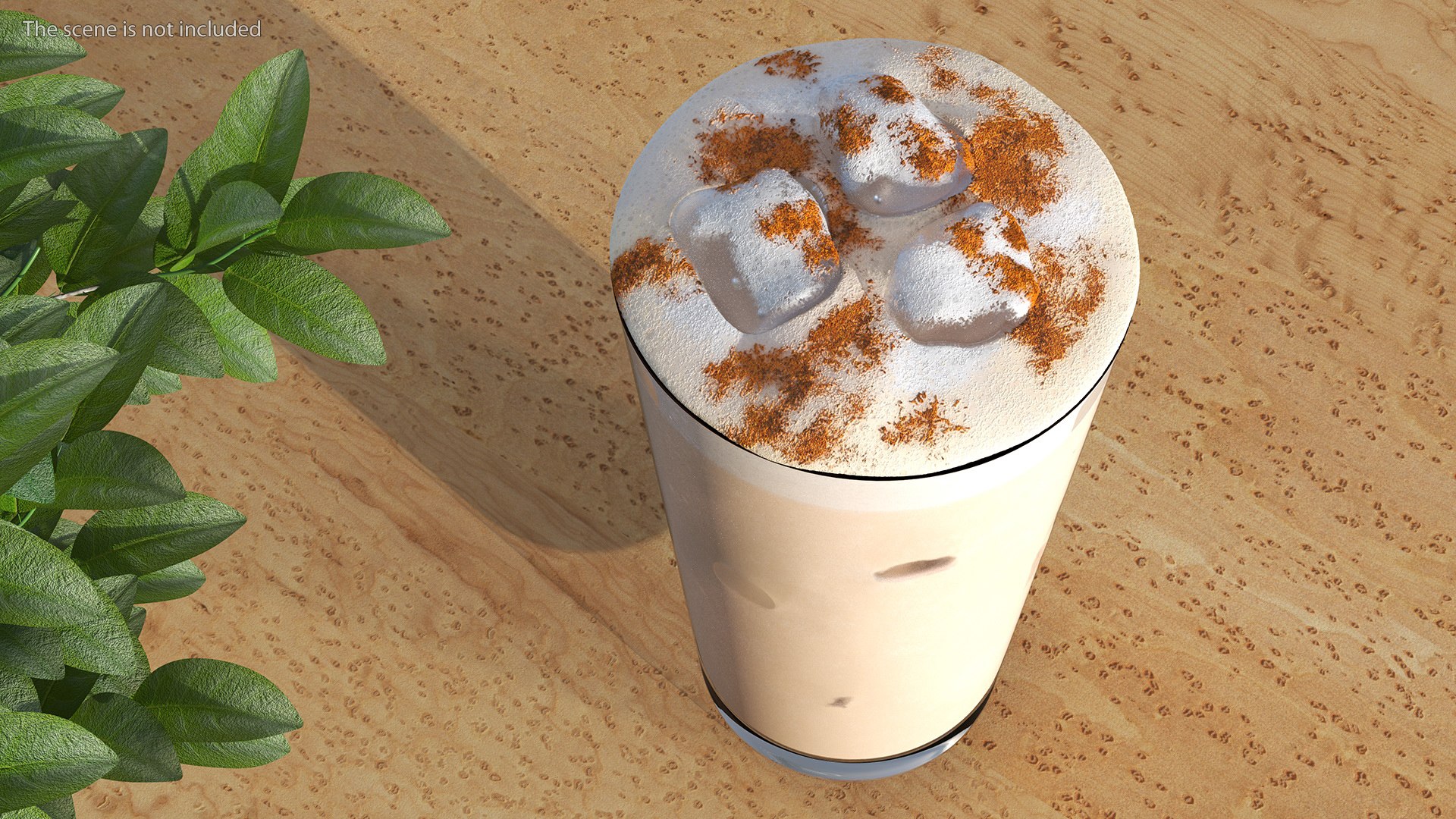 3D Iced Cinnamon Cappuccino - TurboSquid 2105707