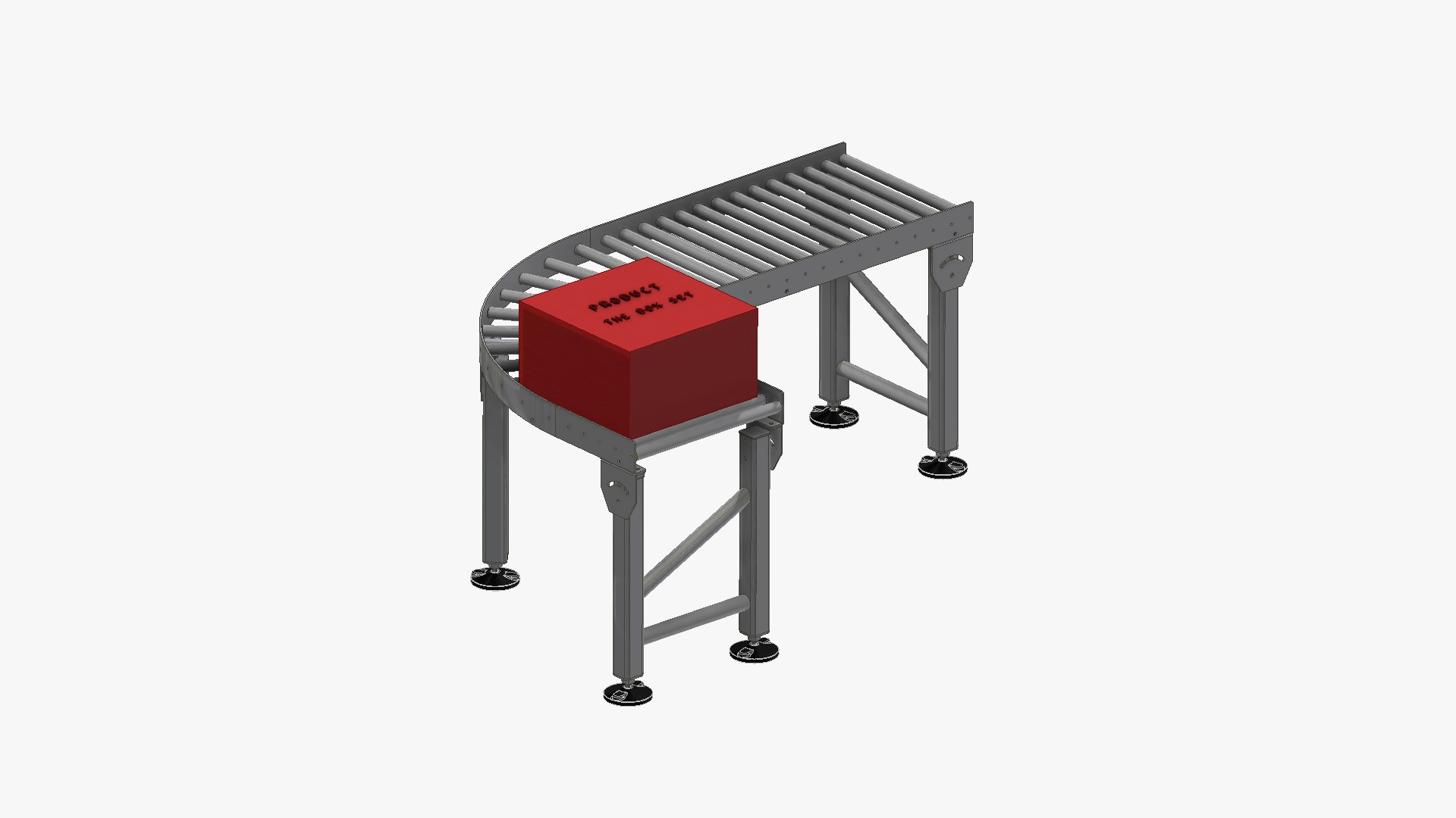 Gravity Roller Conveyor 01 3D Model - TurboSquid 1997546