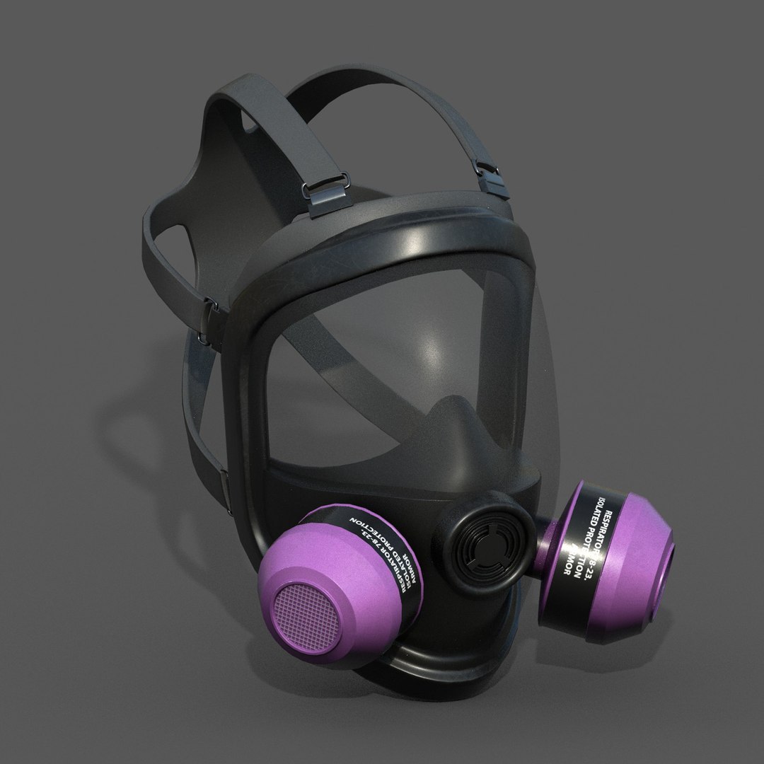 Gas Mask Model - TurboSquid 1563801