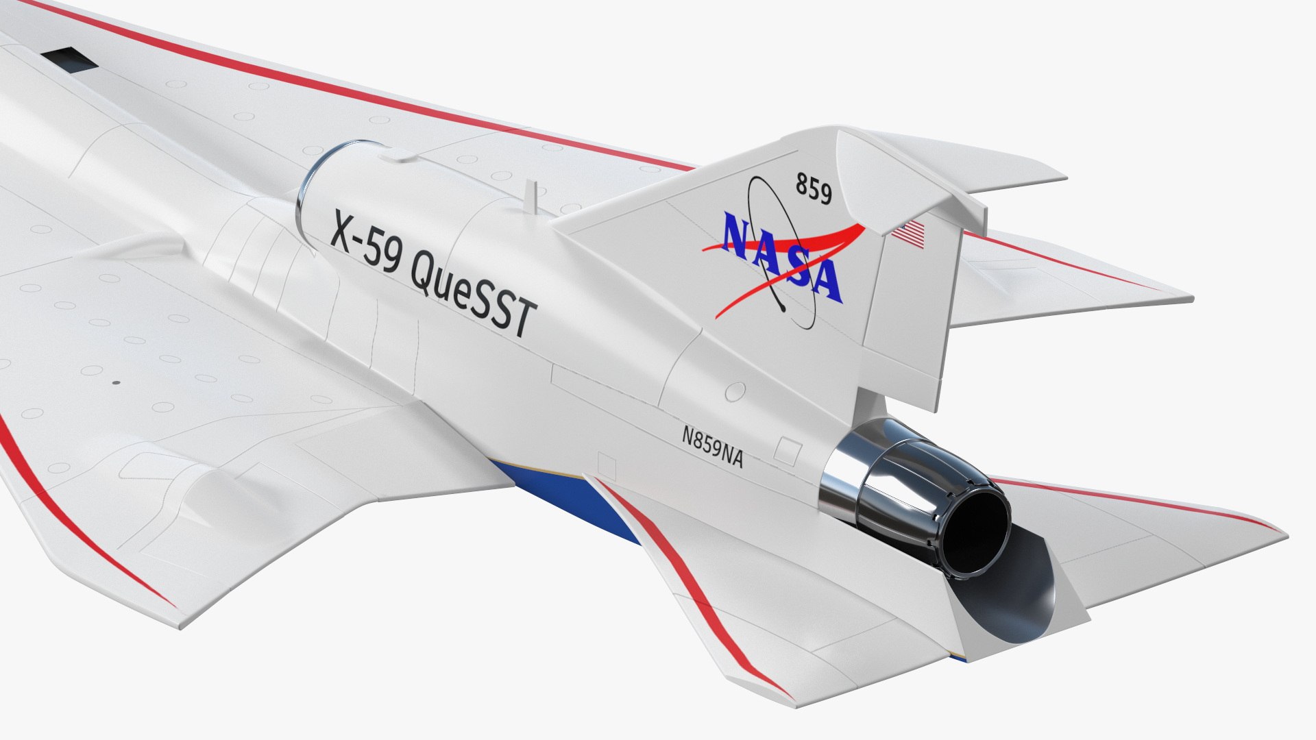 Lockheed Martin X-59 QueSST 3D model - TurboSquid 2075464