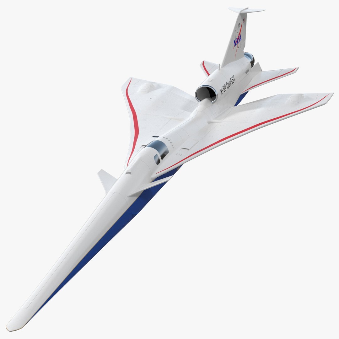 Lockheed Martin X-59 QueSST 3D model - TurboSquid 2075464