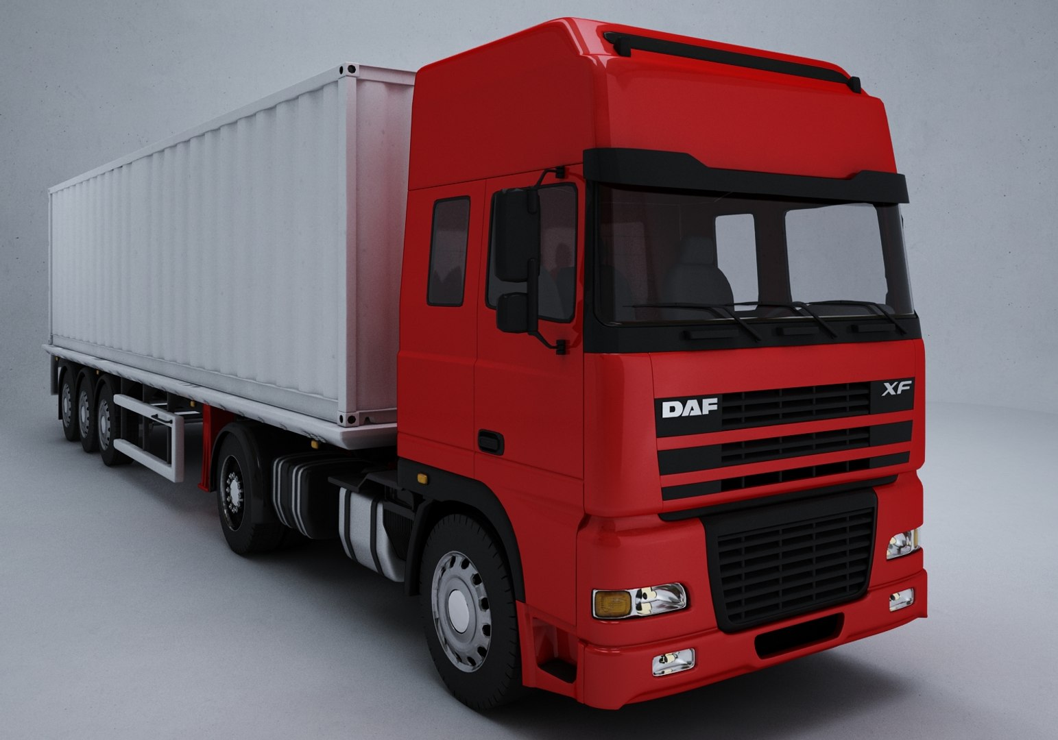 3D Model Daf Xf Truck - TurboSquid 1606673