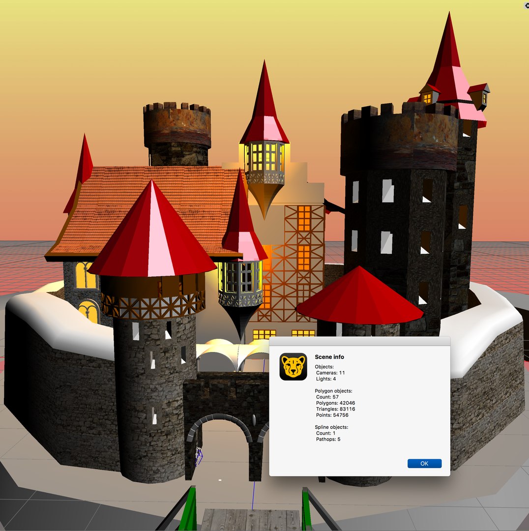 Mediaeval Medieval Castle Obj Free