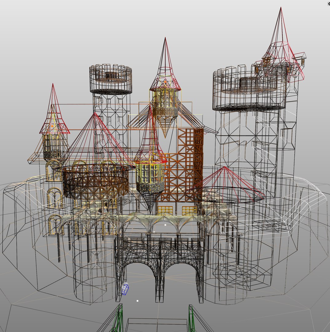 Mediaeval Medieval Castle Obj Free