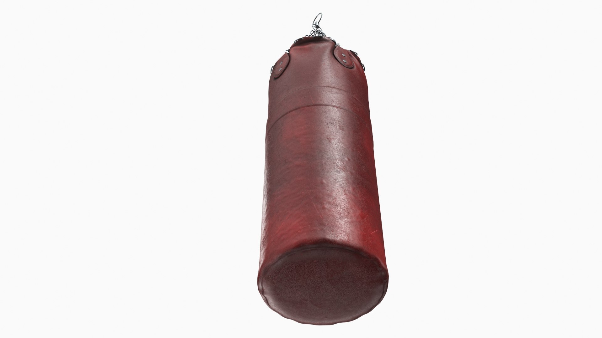 Realistic Punching Bag Red 3D Model - TurboSquid 1951049