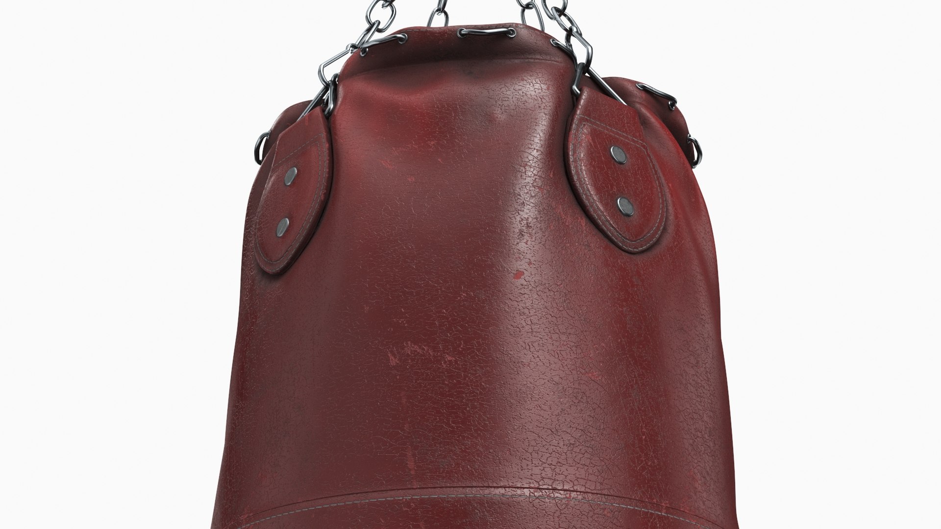 Realistic Punching Bag Red 3D Model - TurboSquid 1951049
