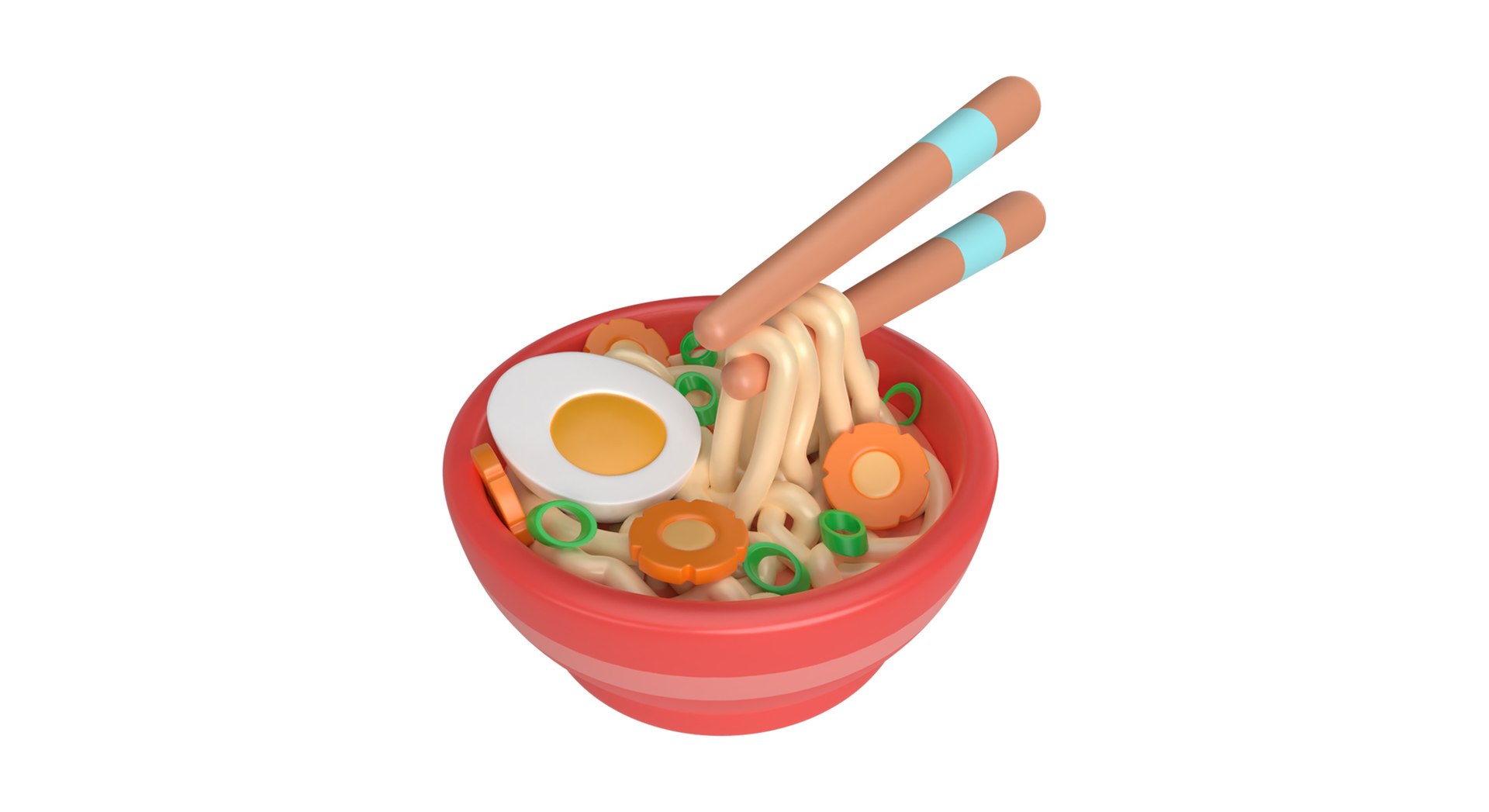 Cartoon Noodles 3D - TurboSquid 1959867