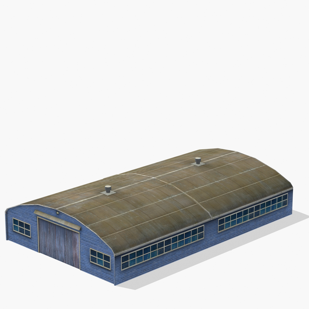 Wooden Barn 3d Model