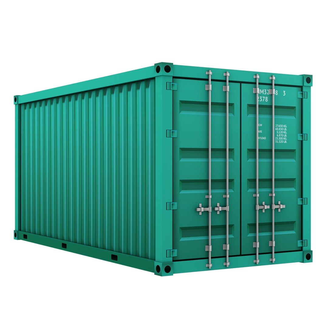 3D Modeled Cartoon Cargo Container - TurboSquid 1474989