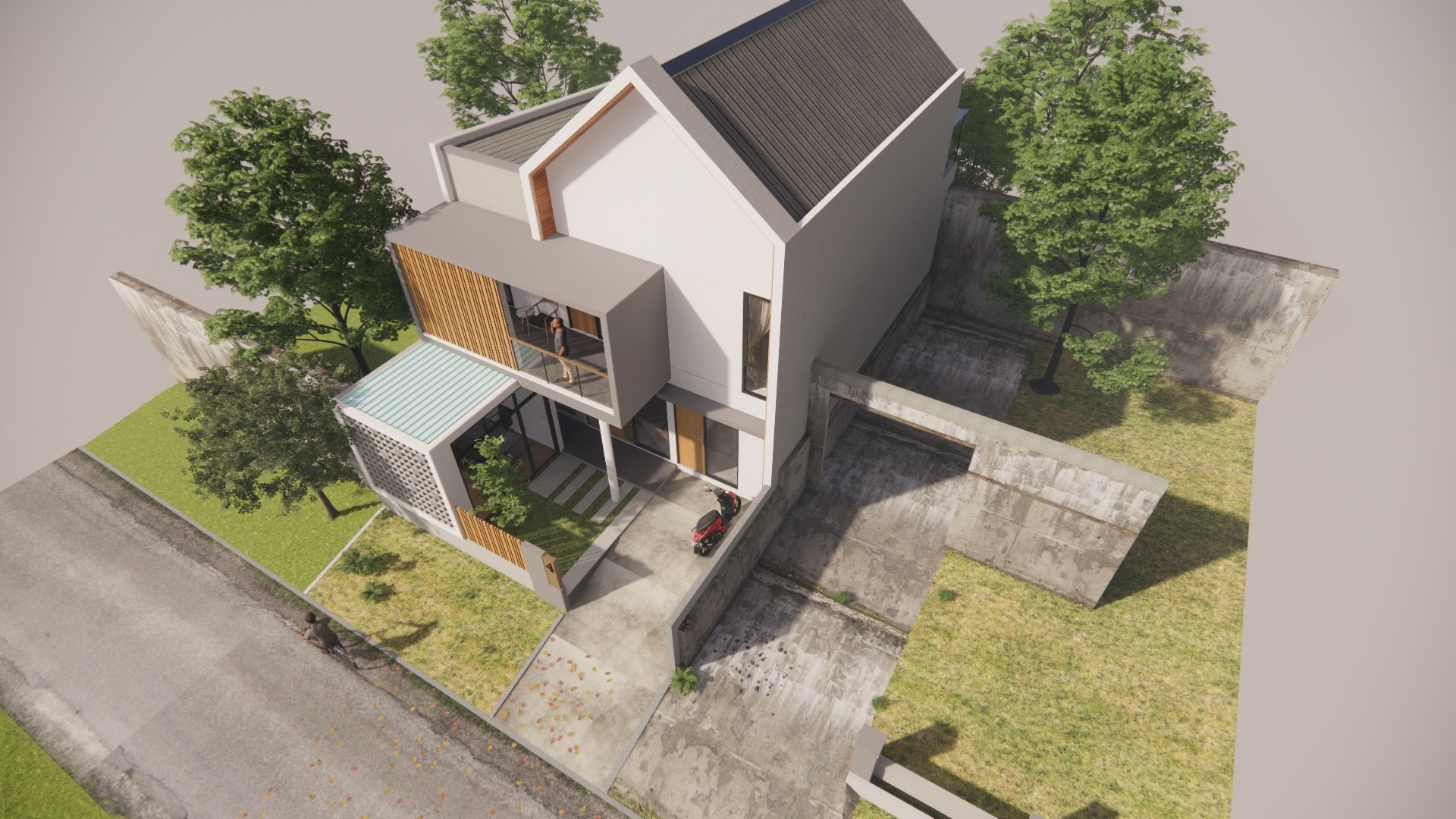 3D Residential House Very Low Poly - TurboSquid 2065127