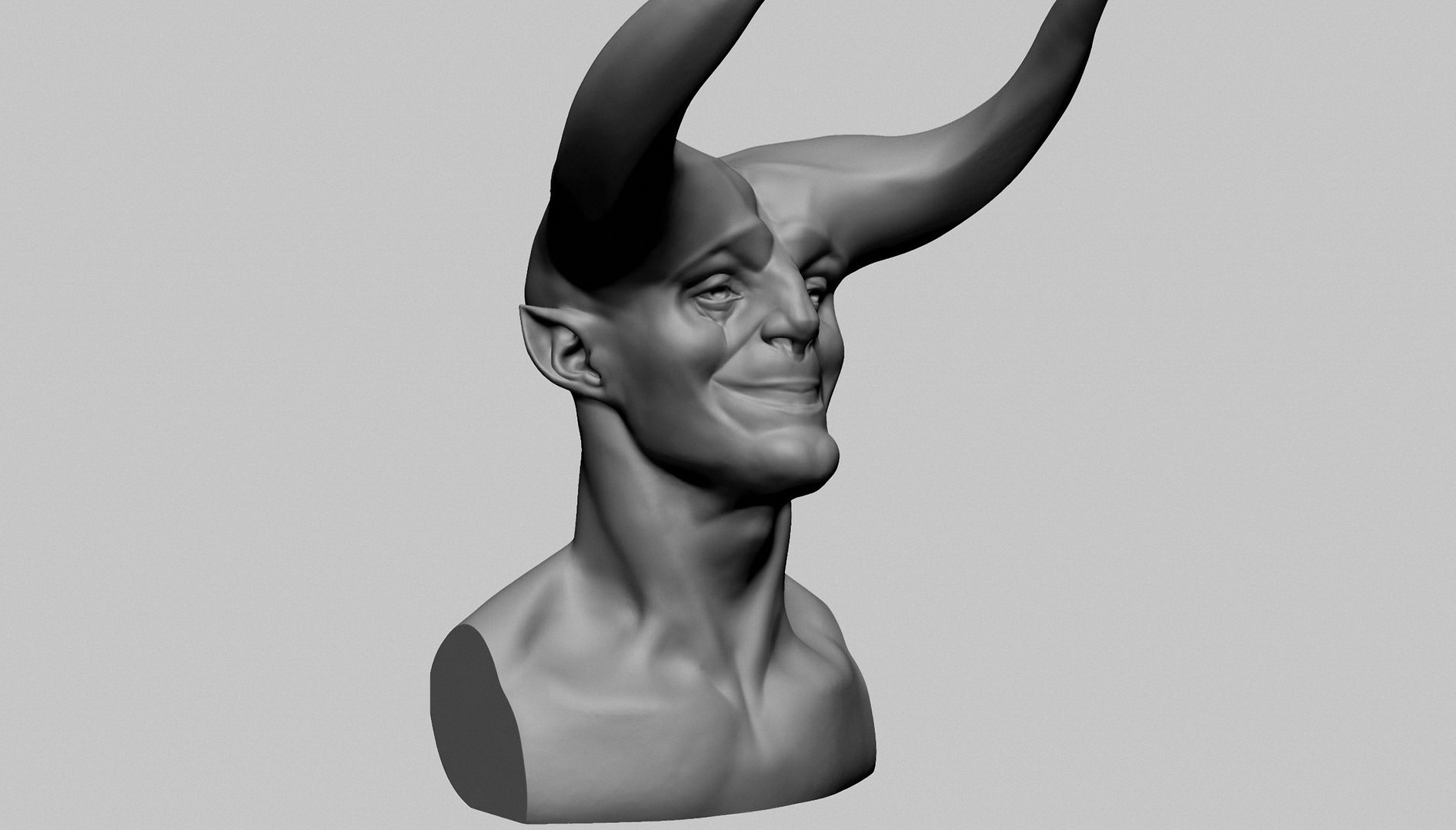 Creature Bust A 3D Model - TurboSquid 2199406