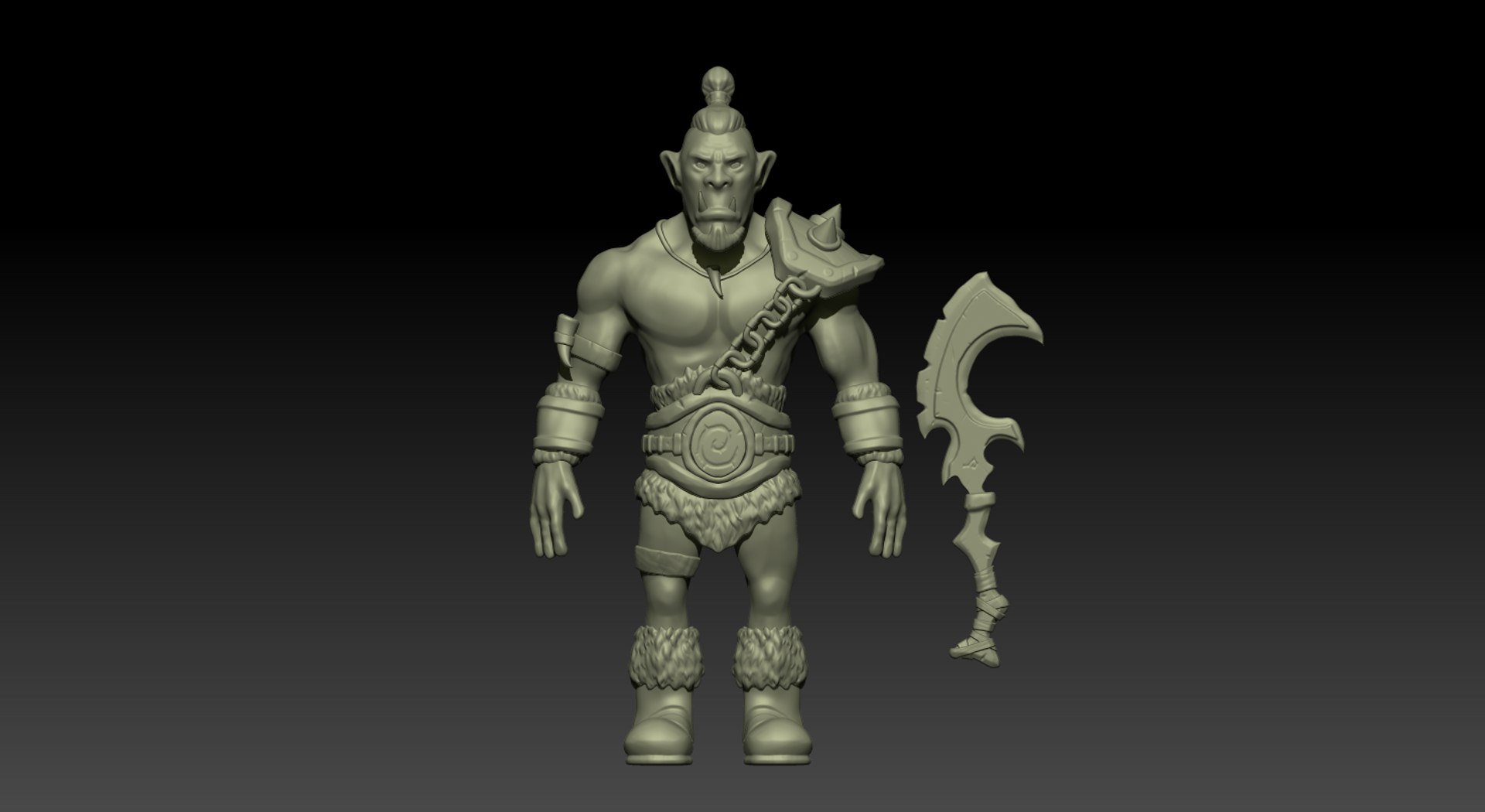 Stylized fantasy orc 3D model - TurboSquid 1218159