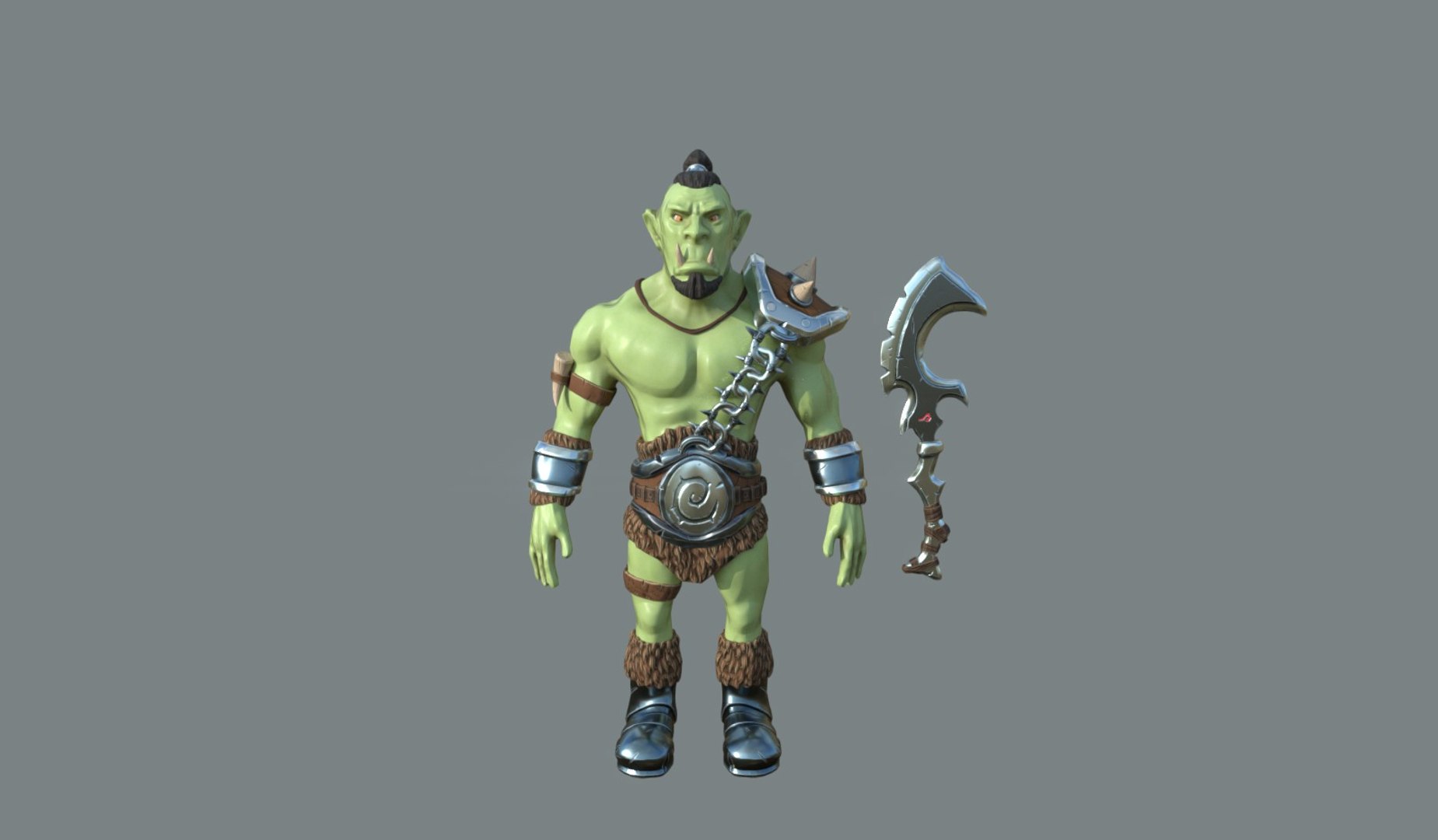 Stylized fantasy orc 3D model - TurboSquid 1218159