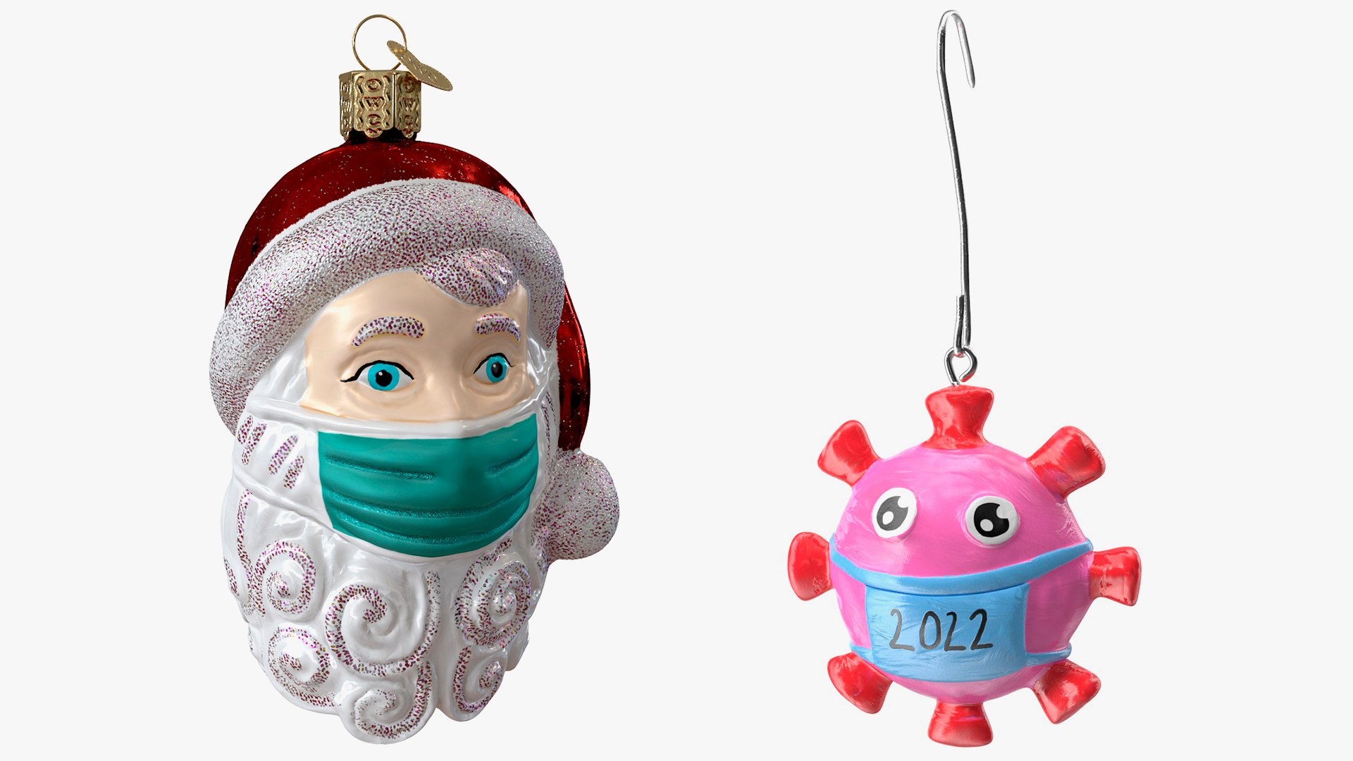 Coronavirus Christmas Tree Toys Collection 3D model - TurboSquid 2175627
