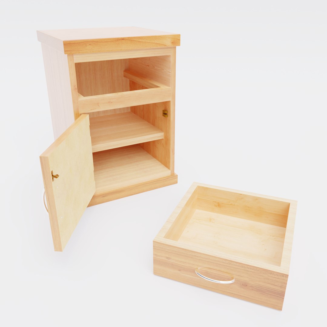 Realistic Nightstands 3D - TurboSquid 1516741