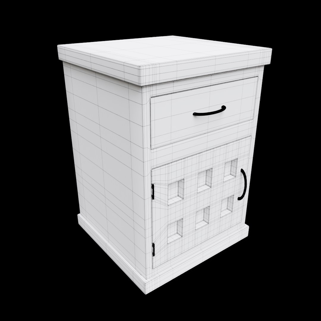 Realistic Nightstands 3D - TurboSquid 1516741