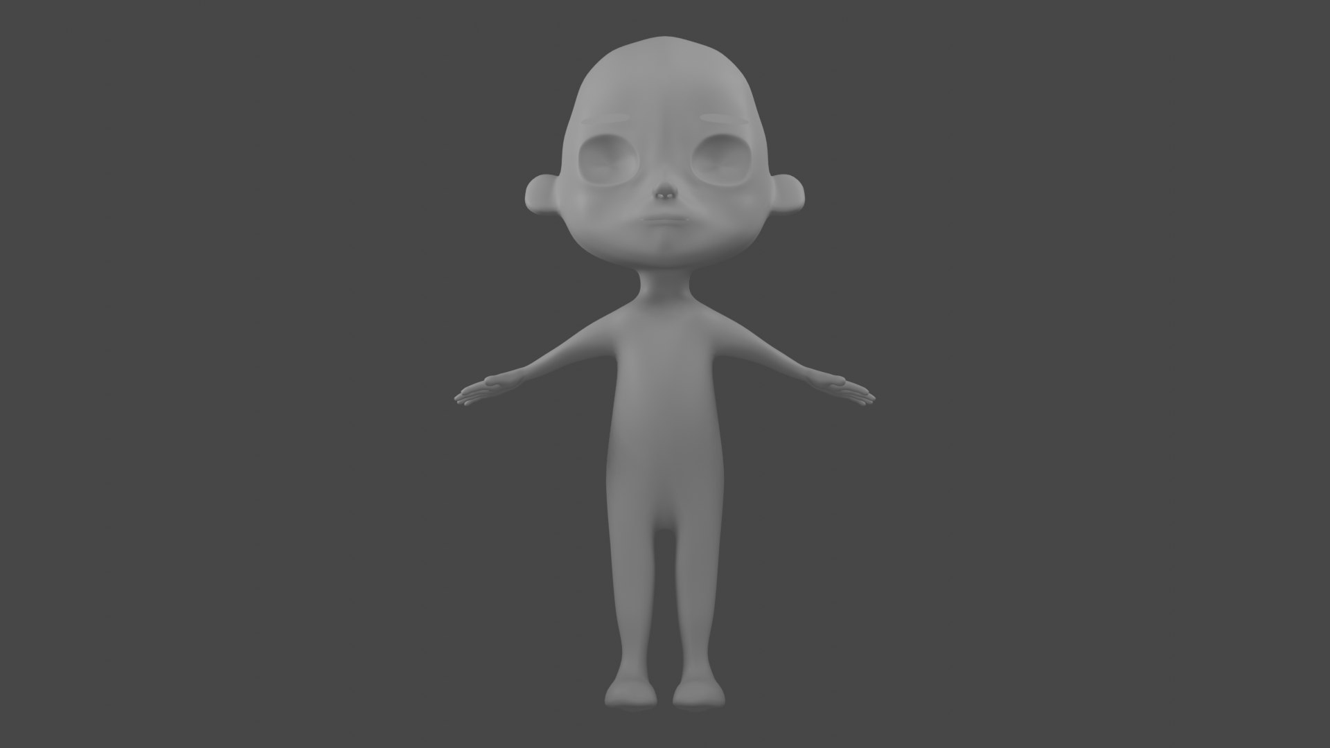 3D Model Child Body Base Mesh - TurboSquid 1897325