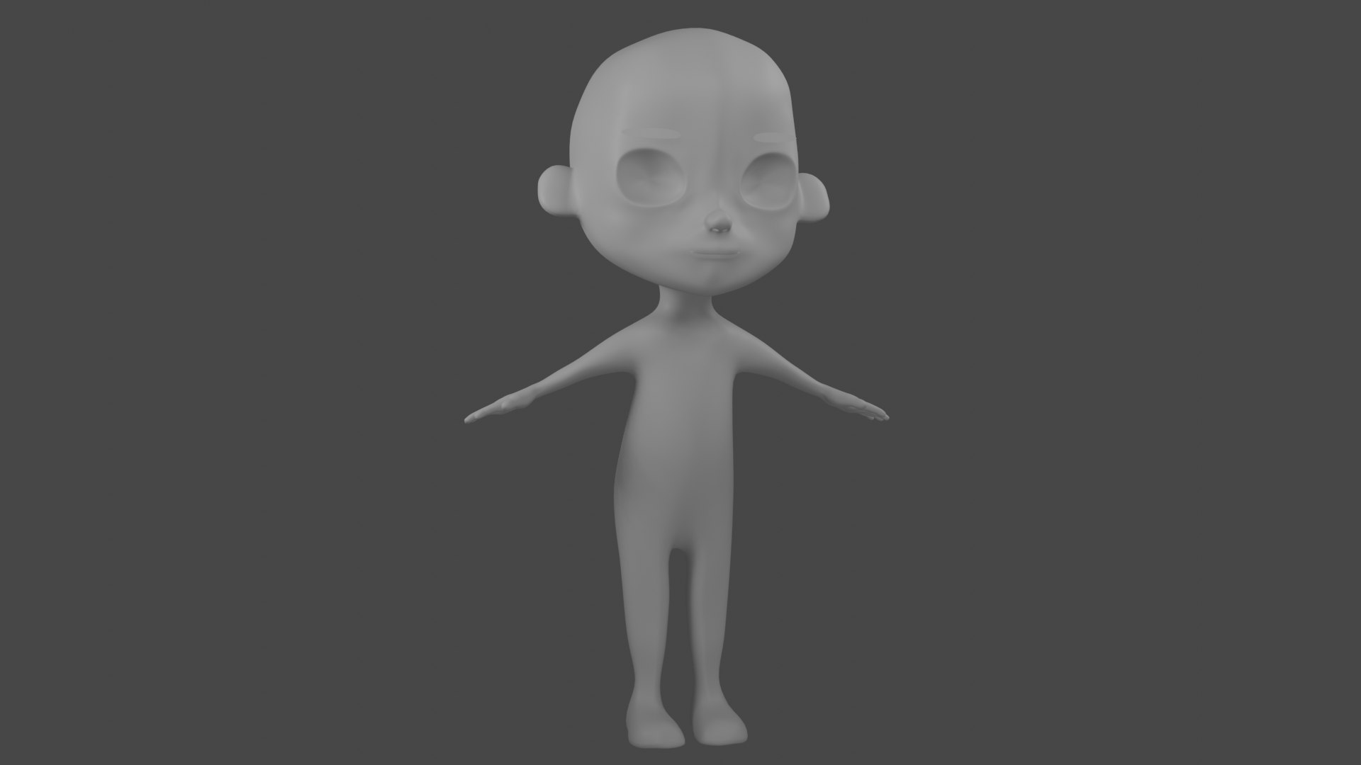 3D Model Child Body Base Mesh - TurboSquid 1897325